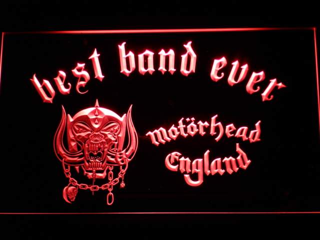 Motorhead Best Band Ever LED Neon Sign | FanSignsTime