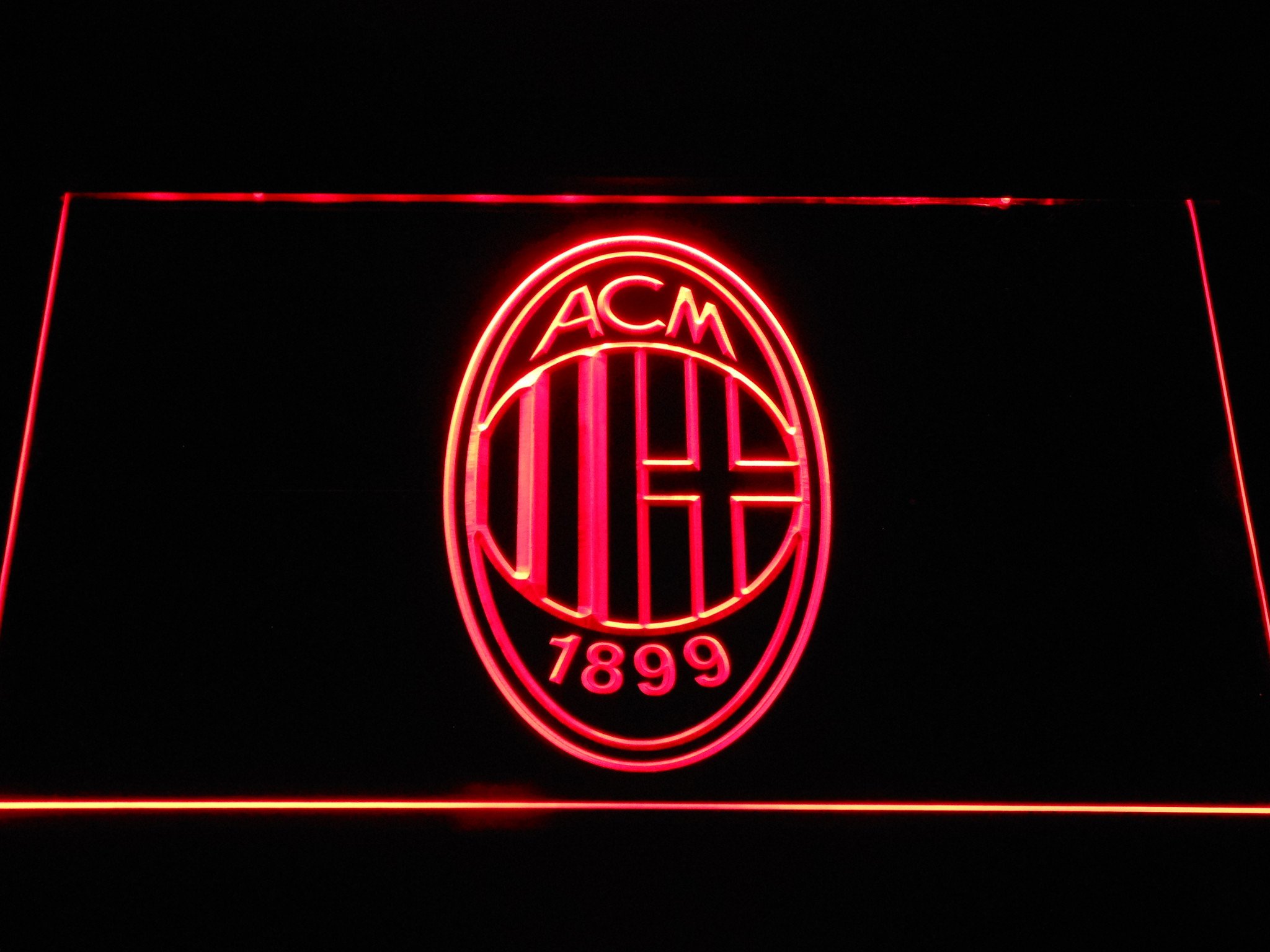 AC Milan Crest LED Neon Sign | FanSignsTime