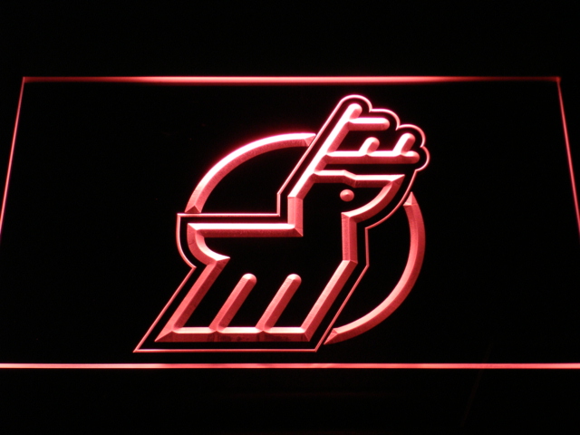 Michigan Stags Logo LED Neon Sign - Legacy Edition | FanSignsTime