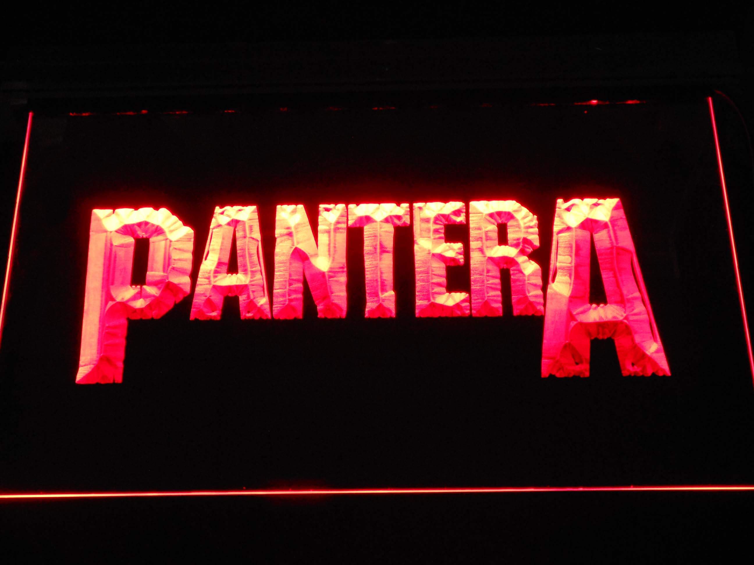Pantera Wordmark LED Neon Sign | FanSignsTime