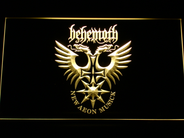 Behemoth LED Neon Sign | FanSignsTime