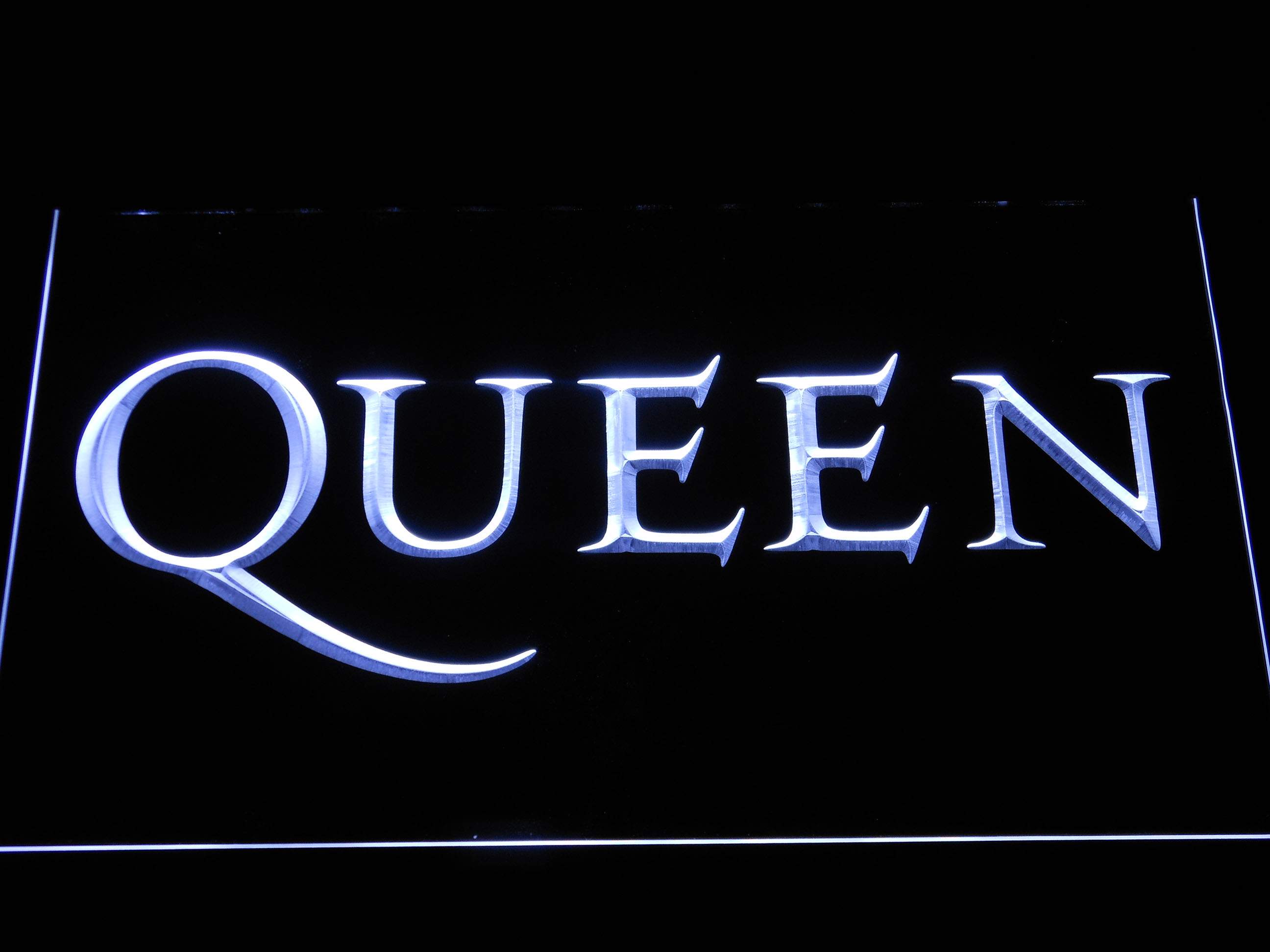Queen Wordmark LED Neon Sign | FanSignsTime