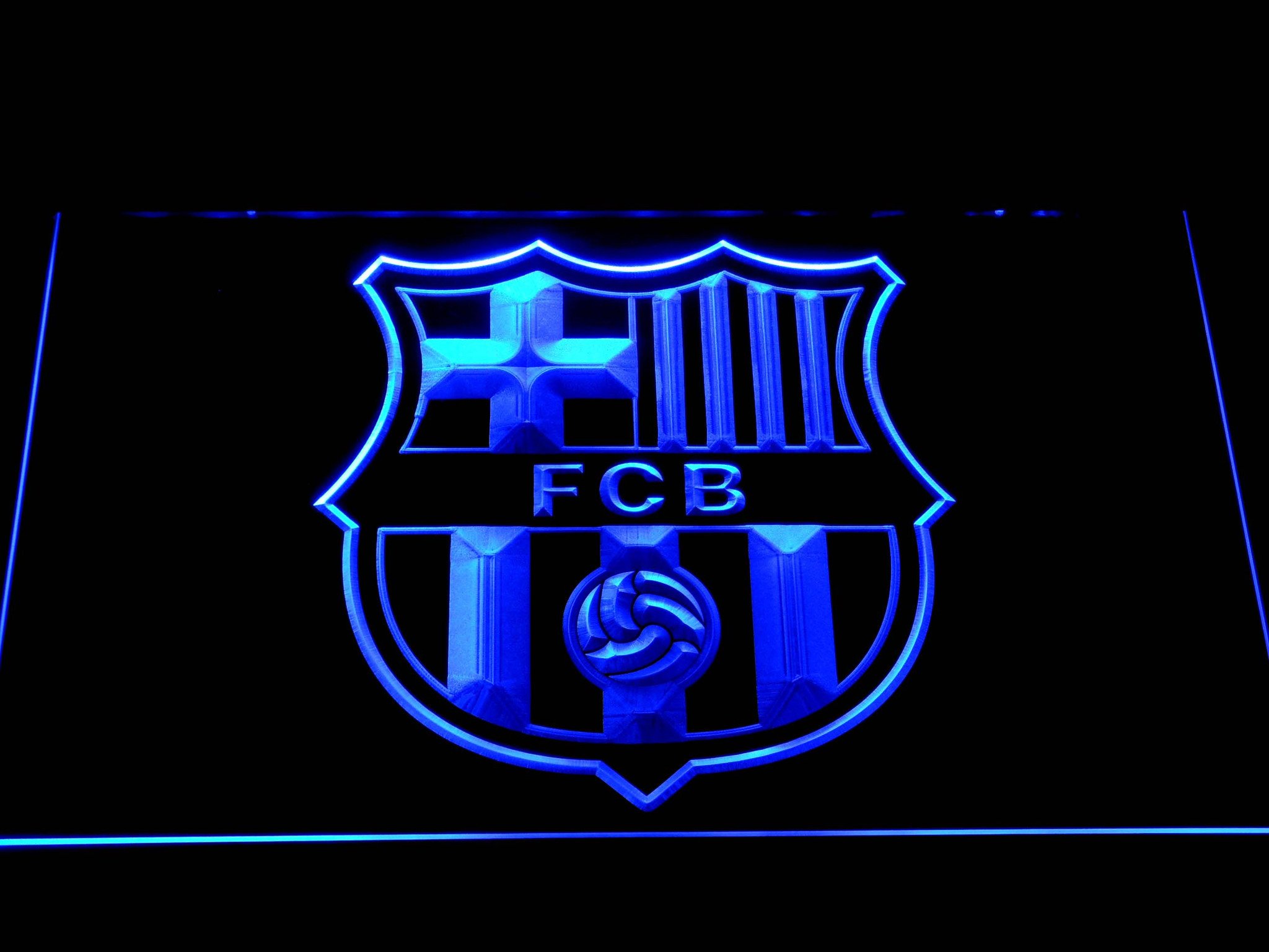 FC Barcelona Crest LED Neon Sign | FanSignsTime