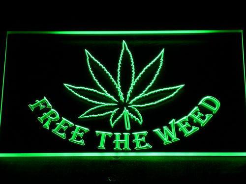 Free the Weed LED Neon Sign | FanSignsTime