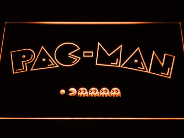 Pac-Man Logo LED Neon Sign | FanSignsTime