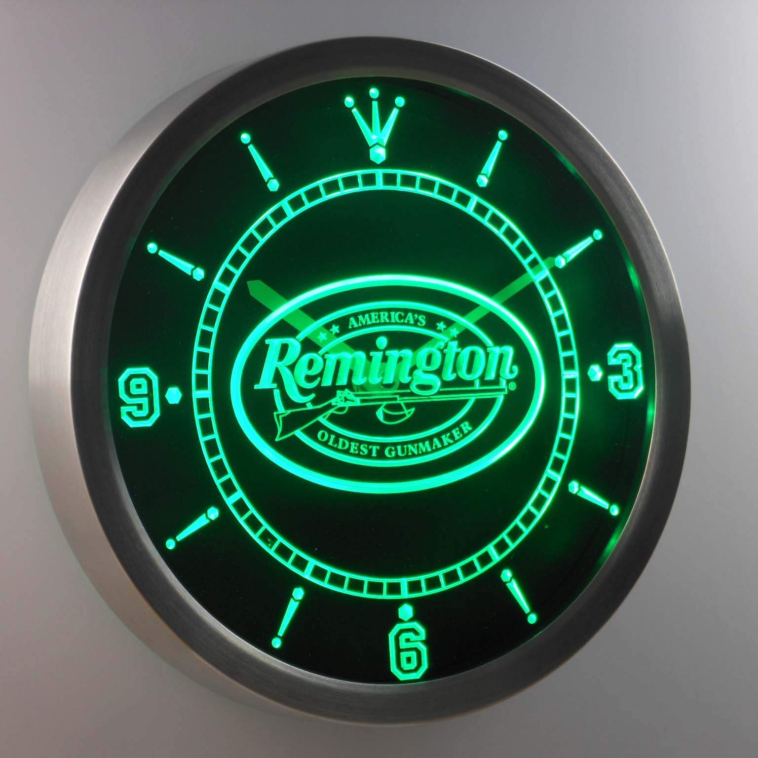 Remington LED Neon Wall Clock | FanSignsTime