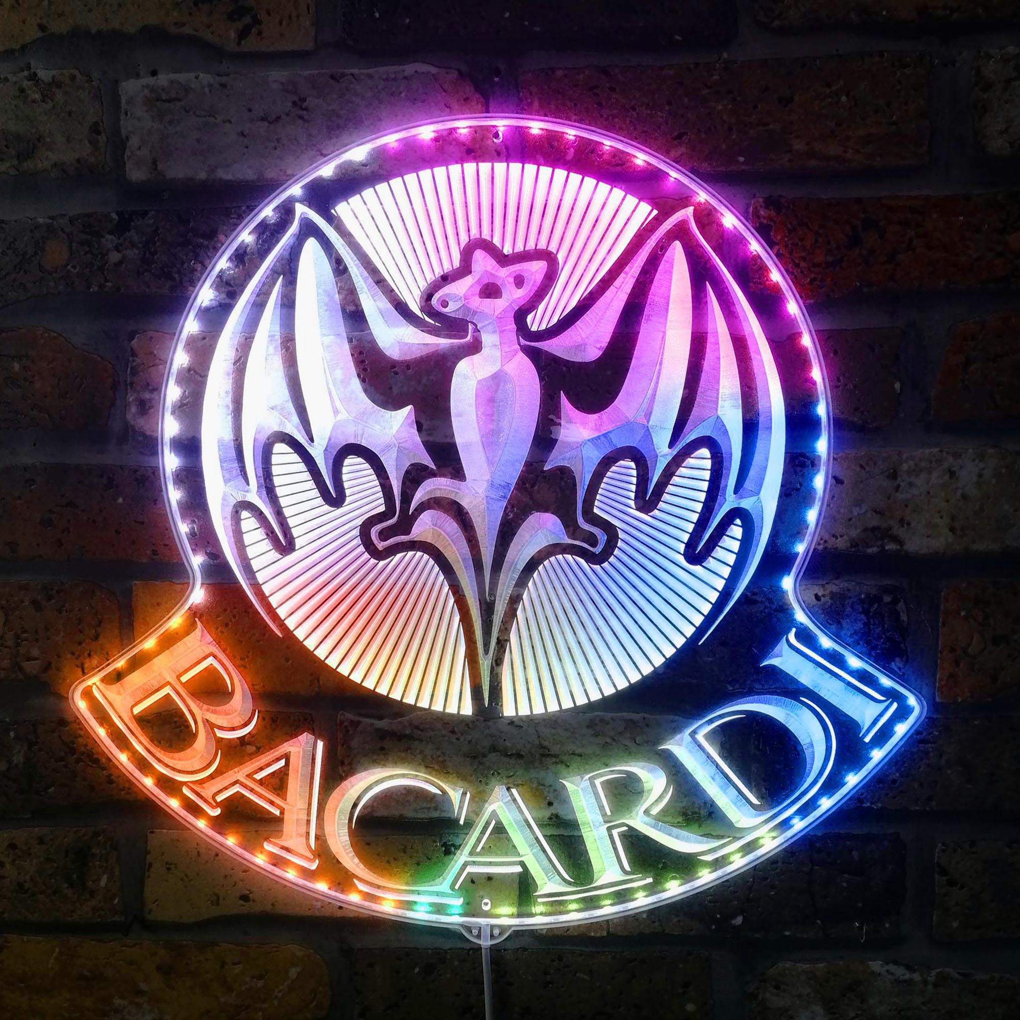 Bacardi Logo RGB LED Sign | FanSignsTime