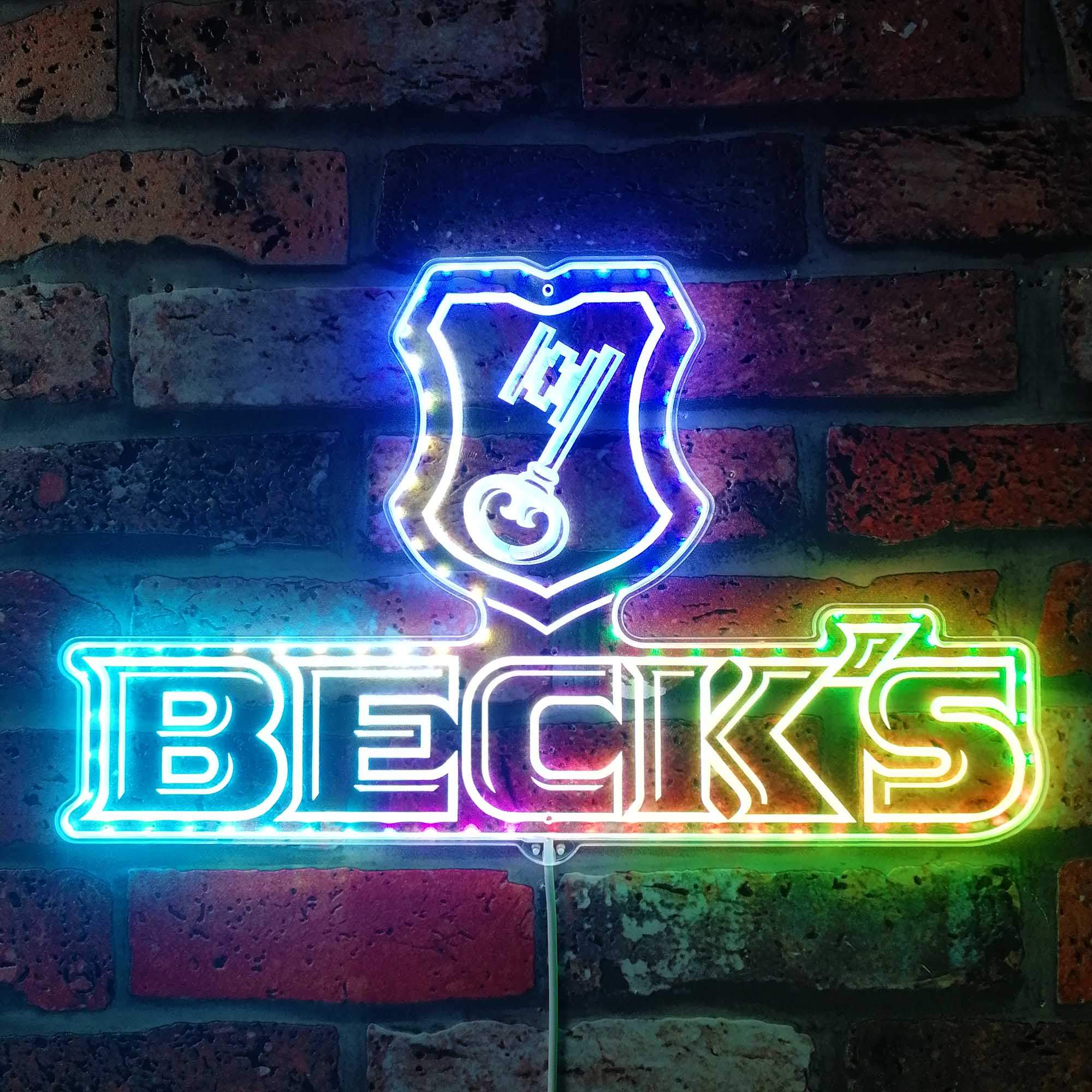 Beck's Logo RGB LED Sign | FanSignsTime