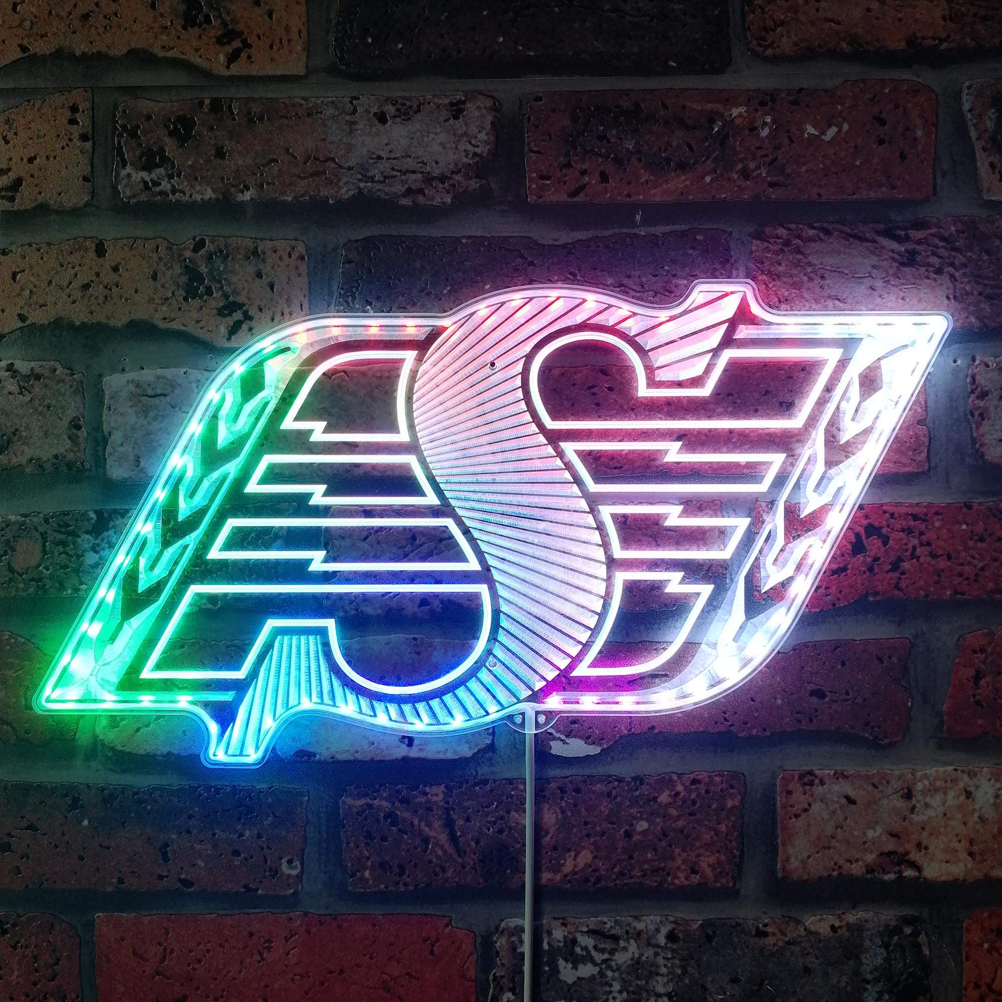 Saskatchewan Roughriders Logo RGB LED Sign | FanSignsTime