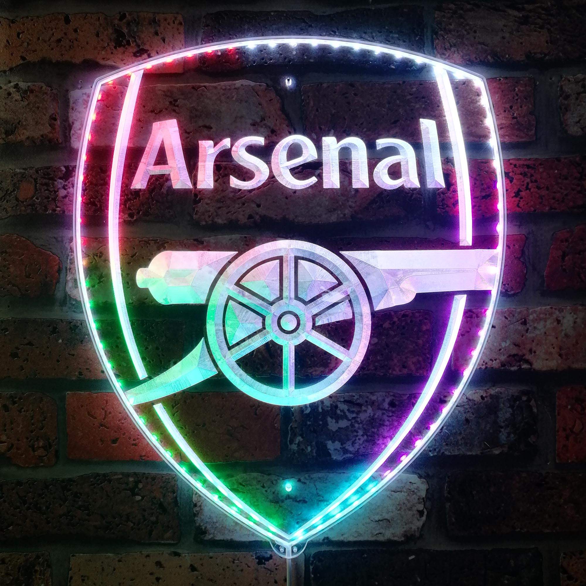 Arsenal F.C. Logo RGB LED Sign | FanSignsTime