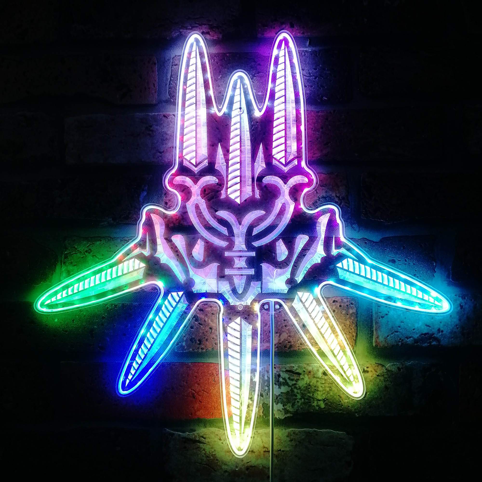 Nier Automata Logo RGB LED Sign | FanSignsTime