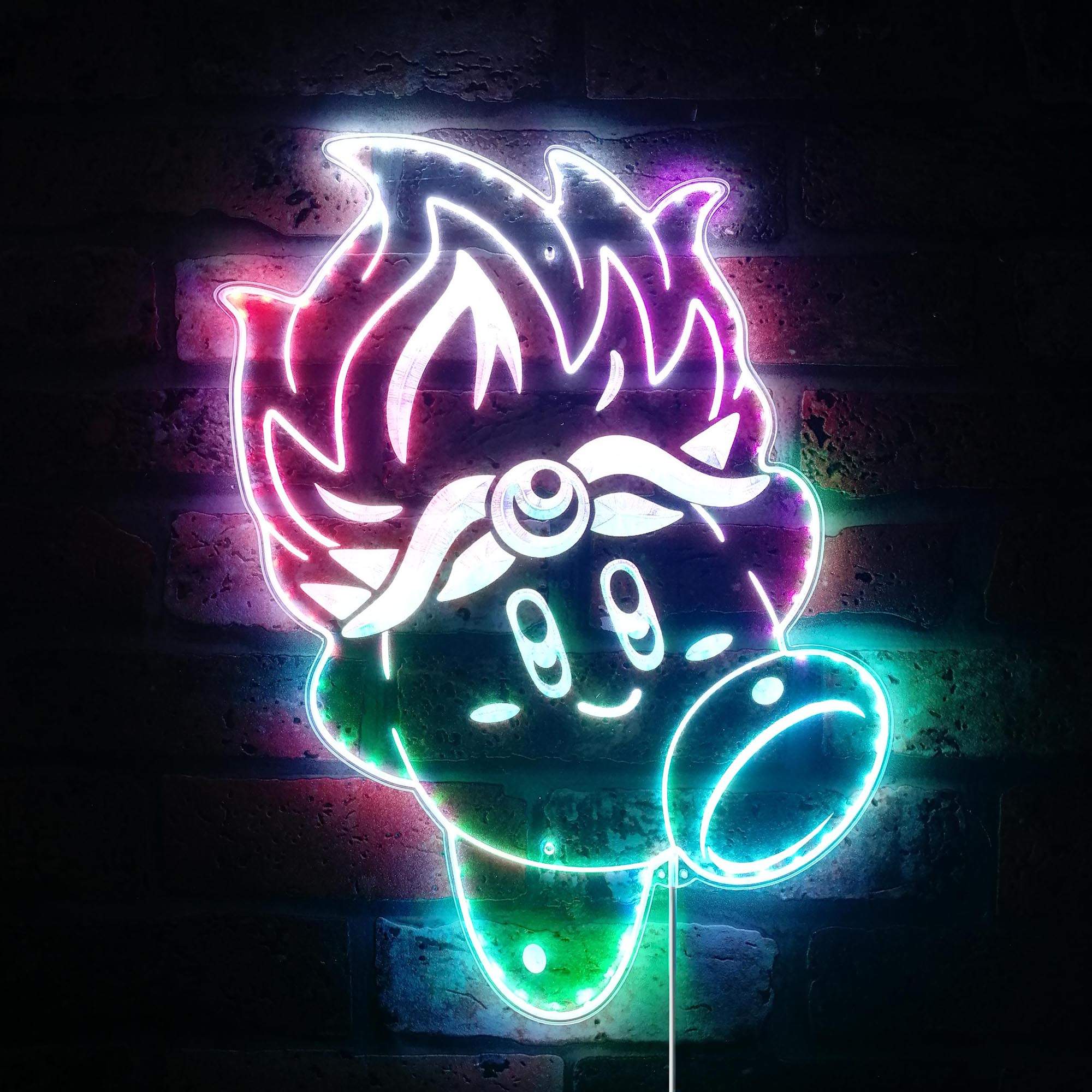 Kirby Kirby Firehead RGB LED Sign | FanSignsTime