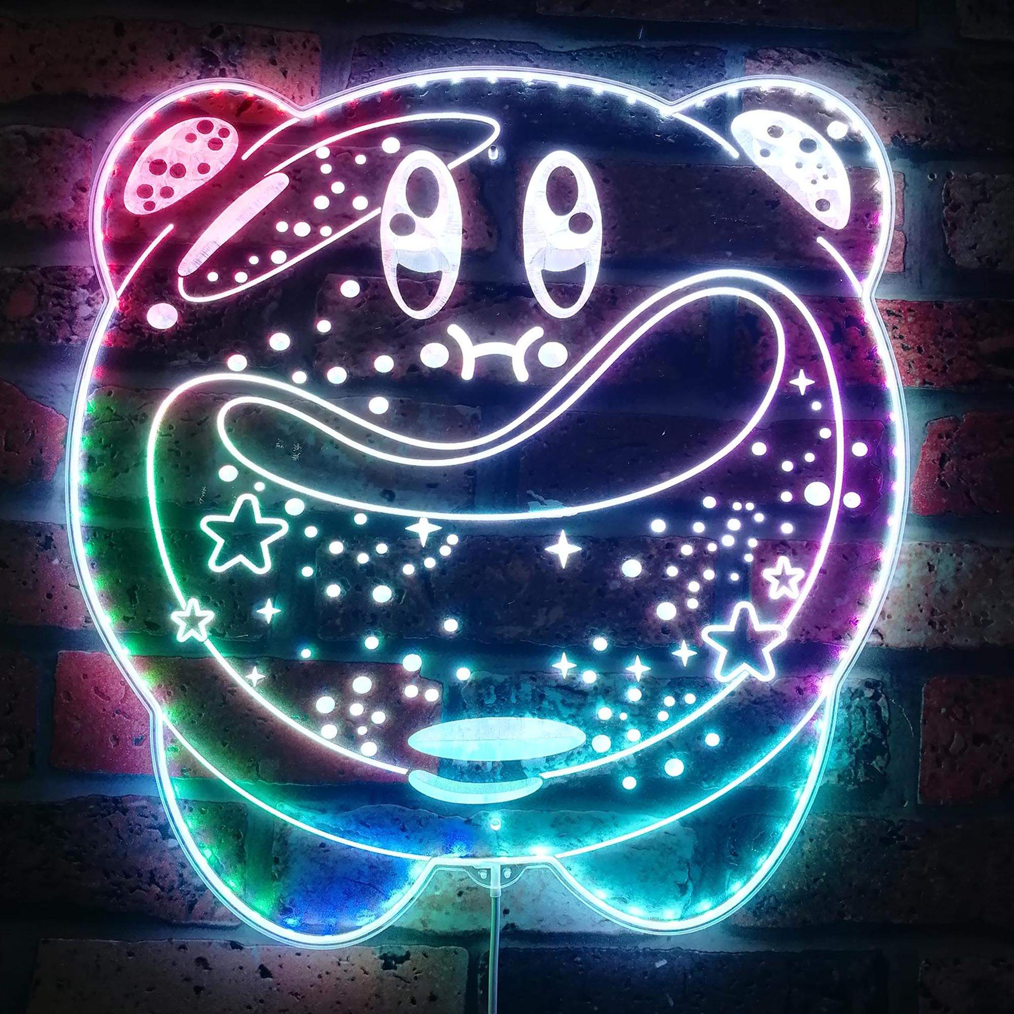 Kirby Star Allies Kirby RGB LED Sign | FanSignsTime