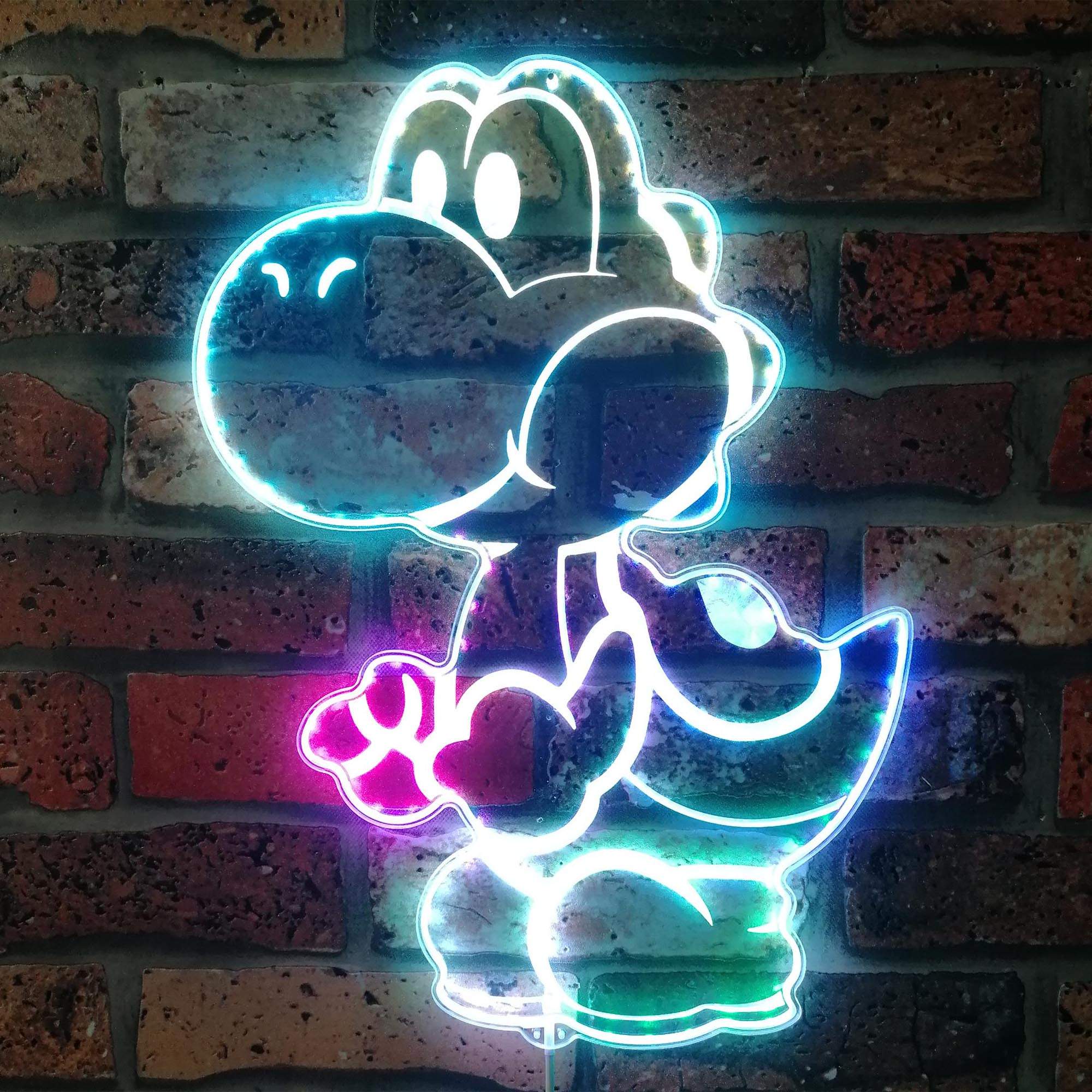 Super Mario Bros Yoshi RGB LED Sign | FanSignsTime