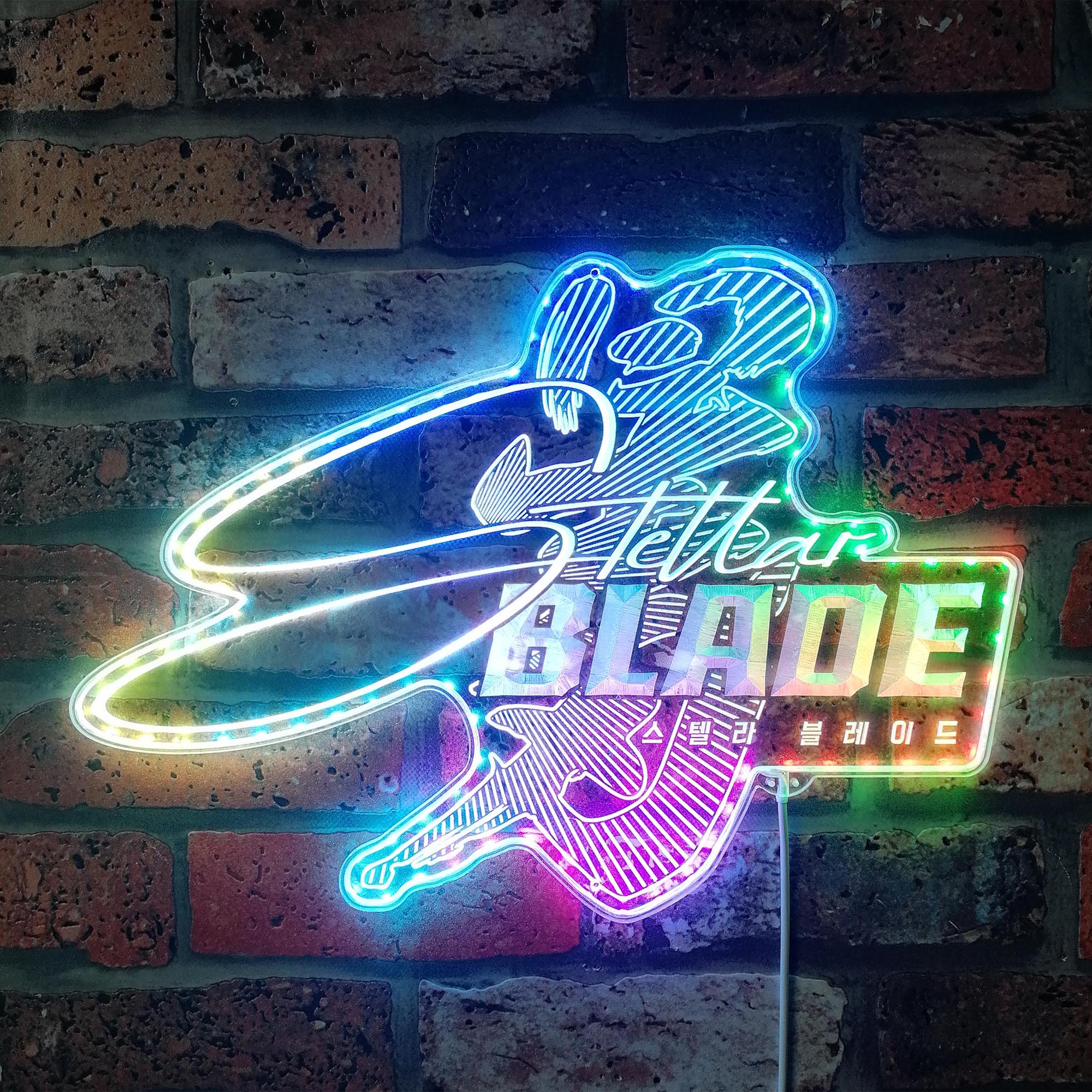 Stellar Blade Logo RGB LED Sign | FanSignsTime