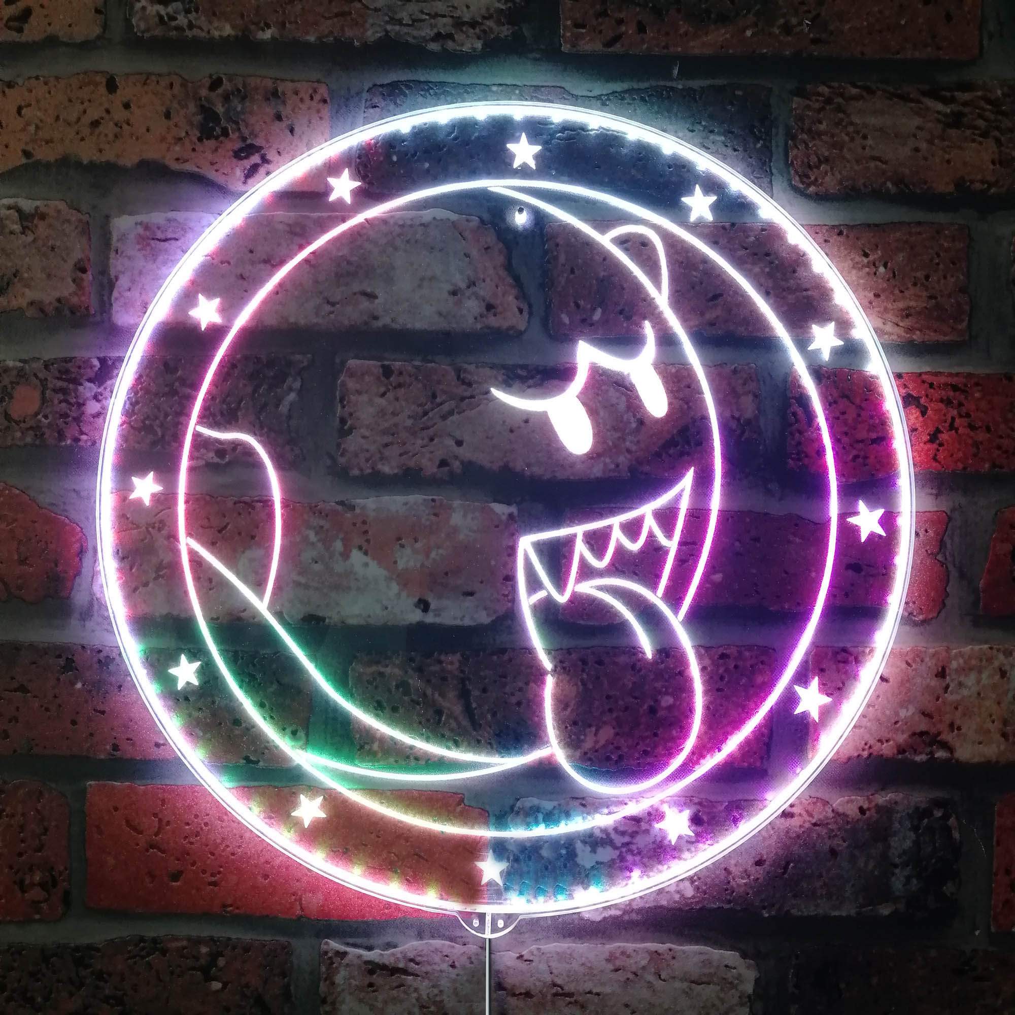 Super Mario Bros Boo RGB LED Sign | FanSignsTime