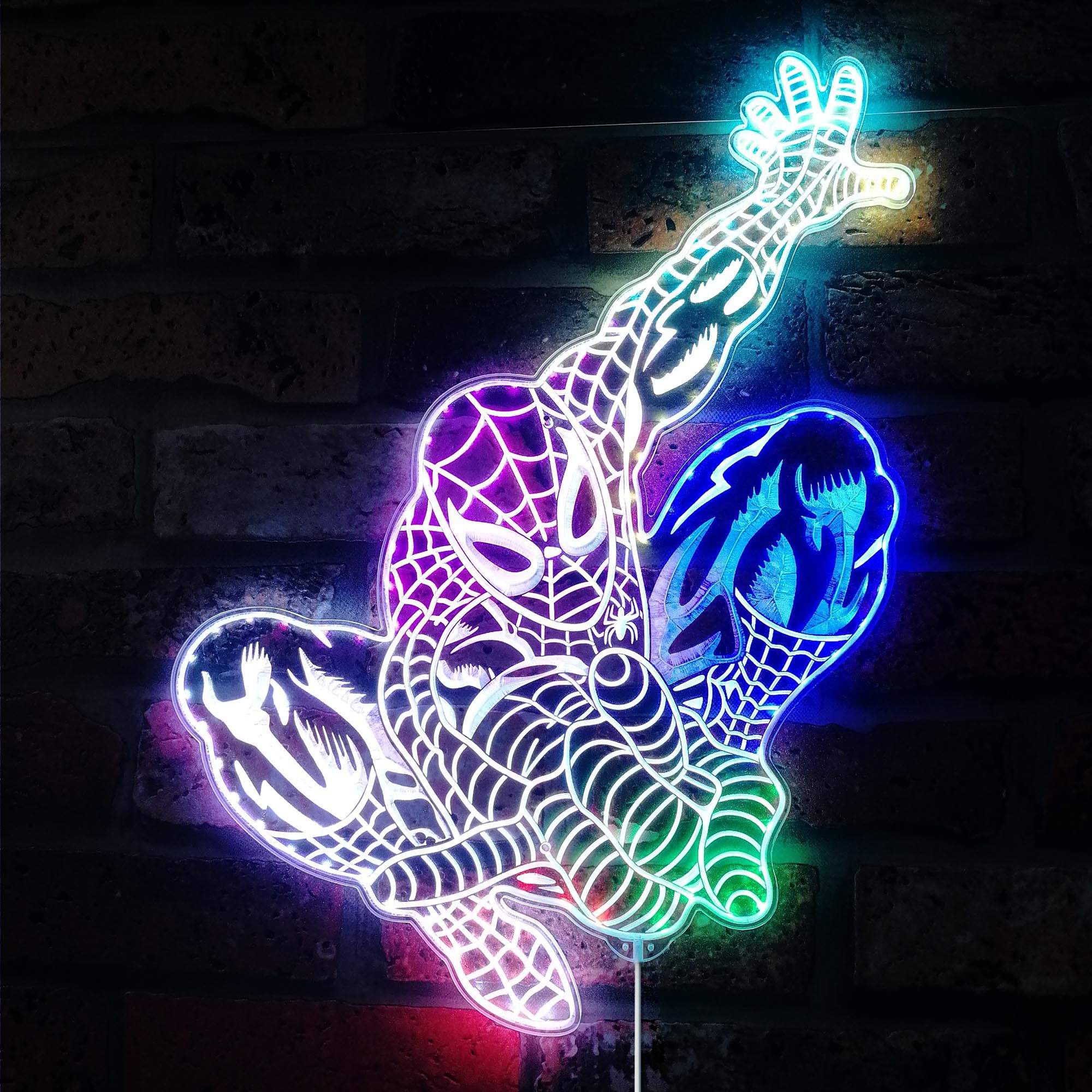 Marvel Spiderman RGB LED Sign | FanSignsTime