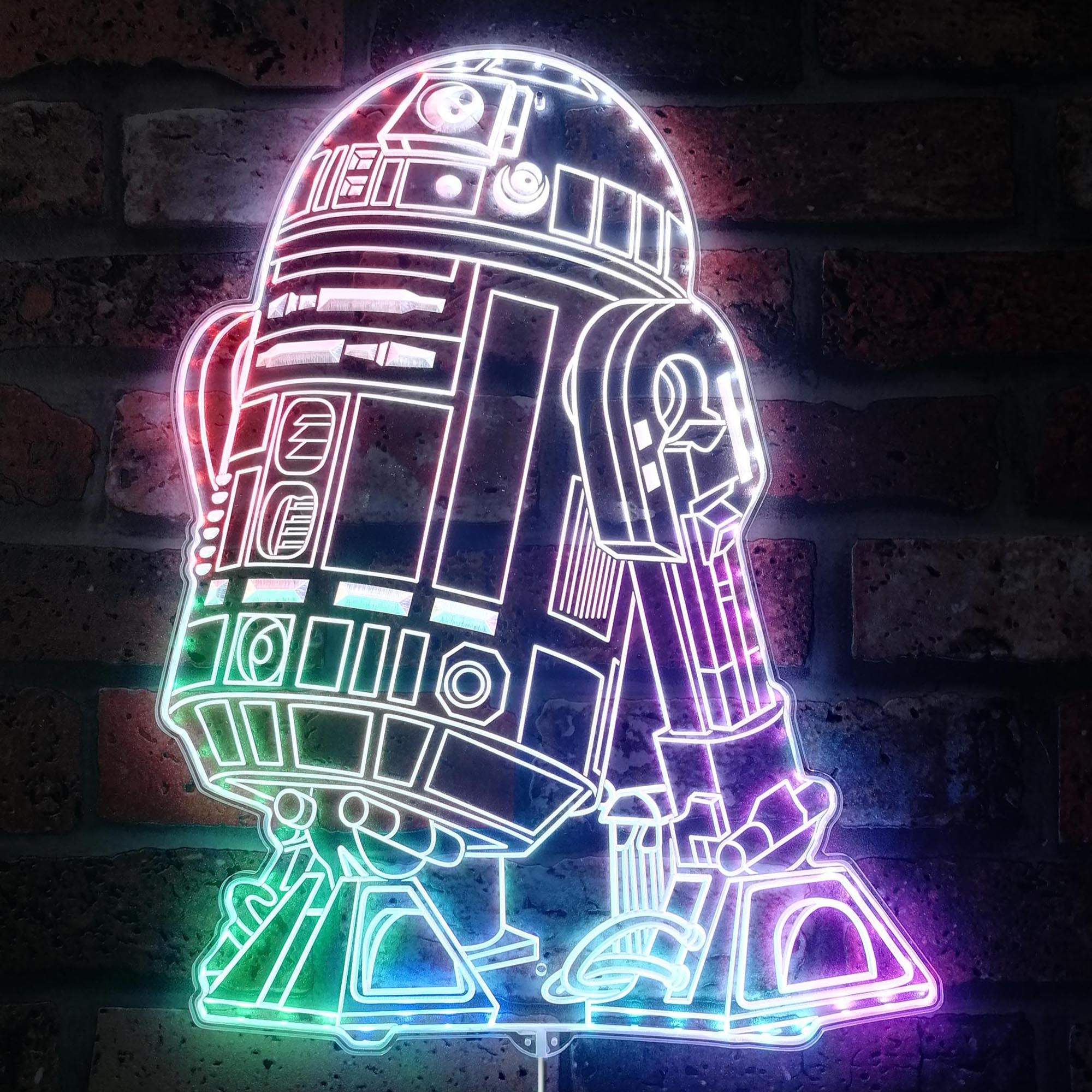 Star Wars R2D2 RGB LED Sign | FanSignsTime
