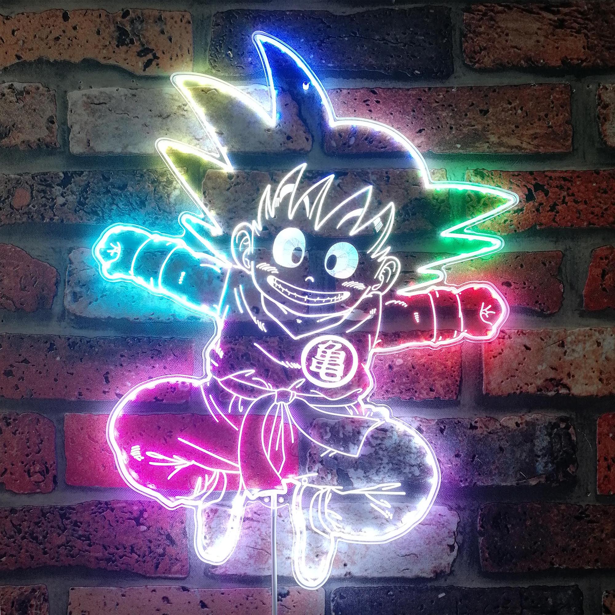 Dragon Ball Z Goku RGB LED Sign | FanSignsTime