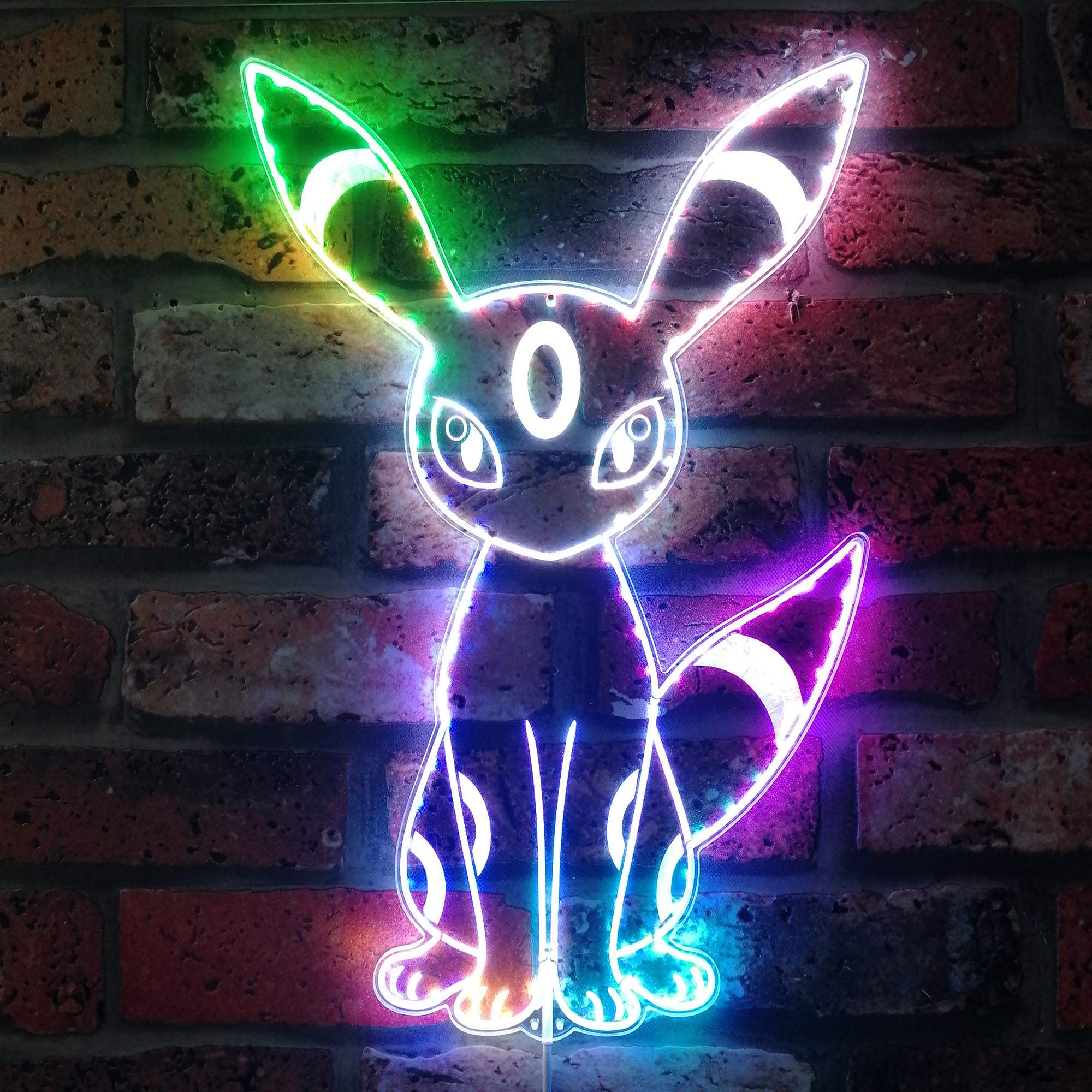 Pokemon Umbreon RGB LED Sign | FanSignsTime