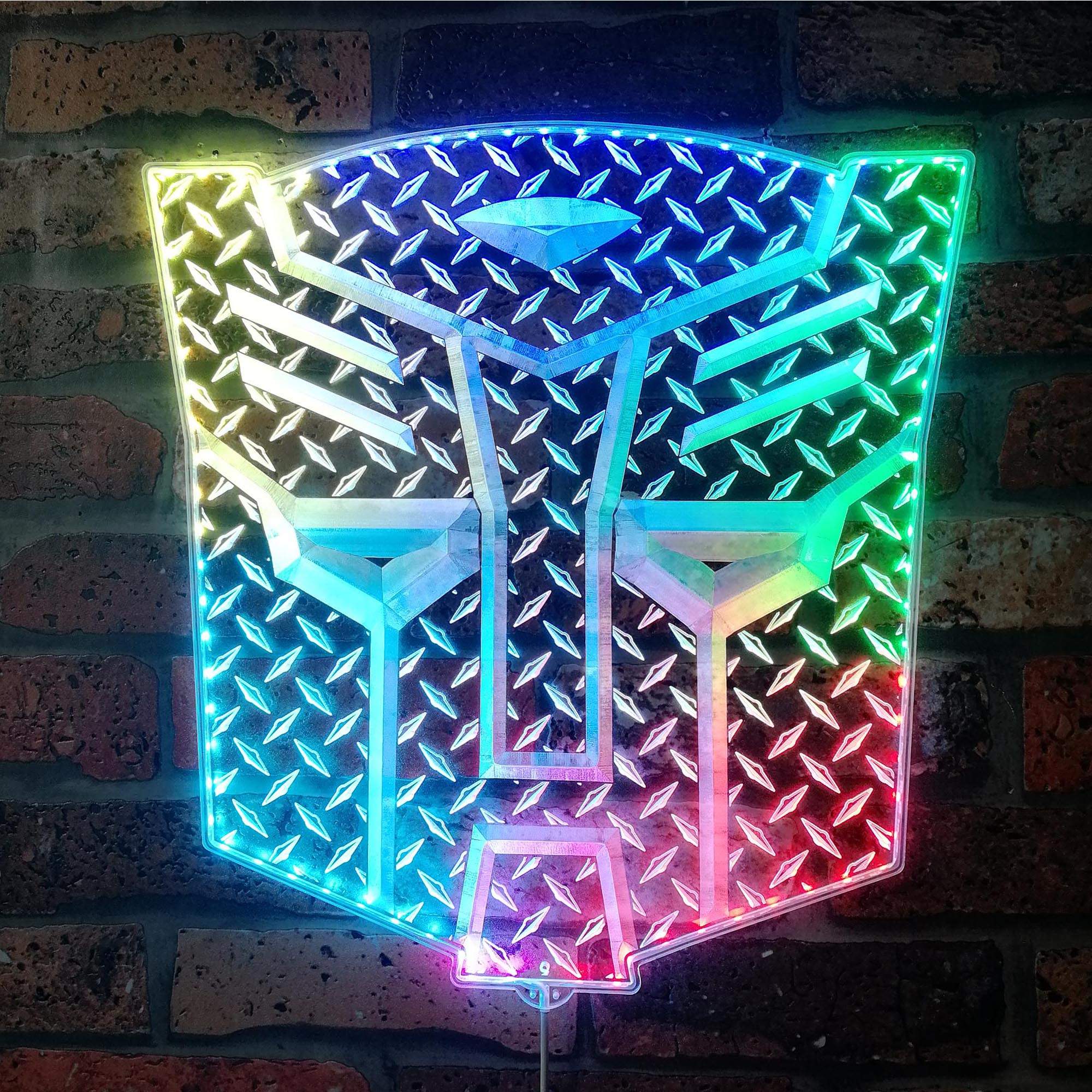 Transformers Optimus Prime Icon RGB LED Sign | FanSignsTime