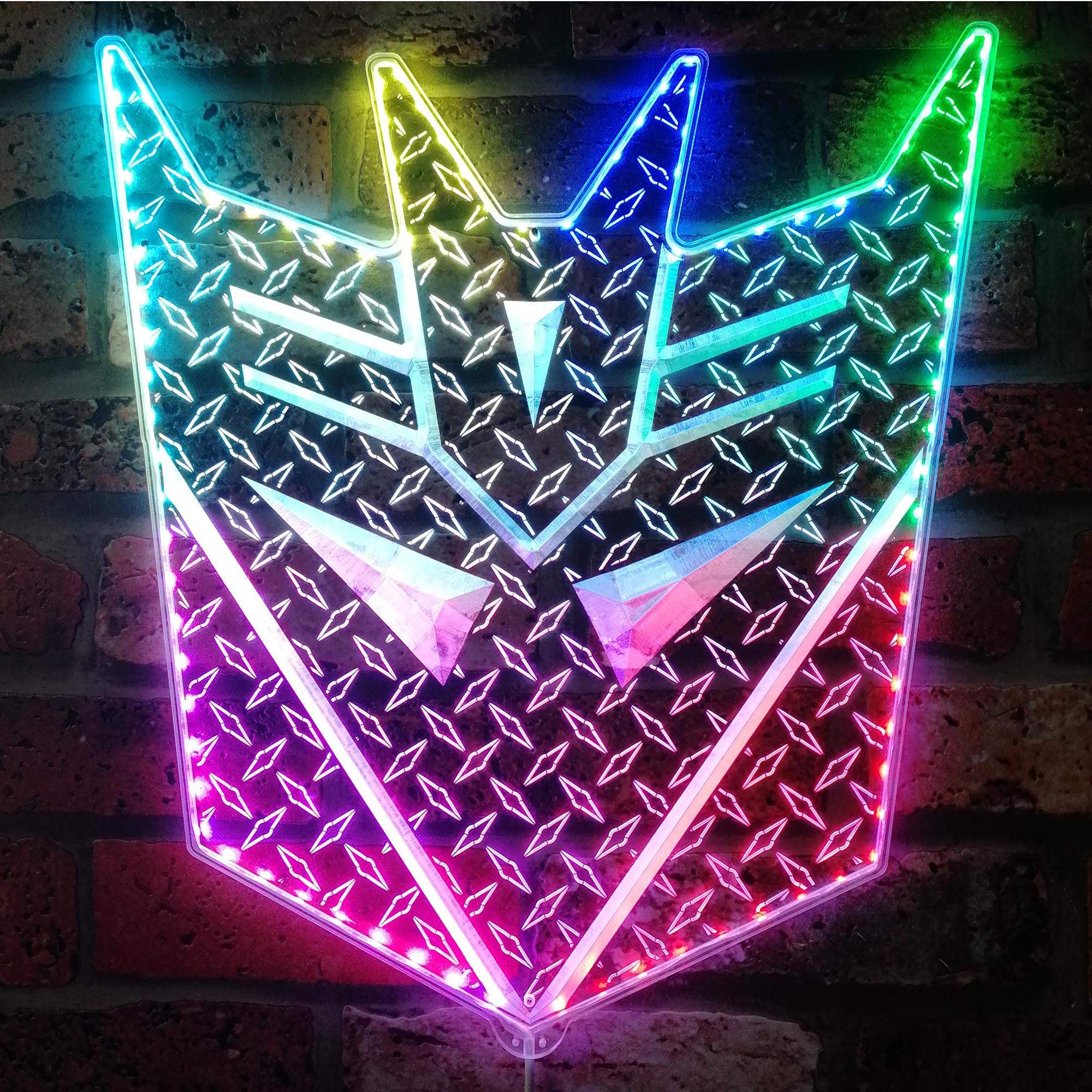 Transformers Decepticon Icon RGB LED Sign | FanSignsTime