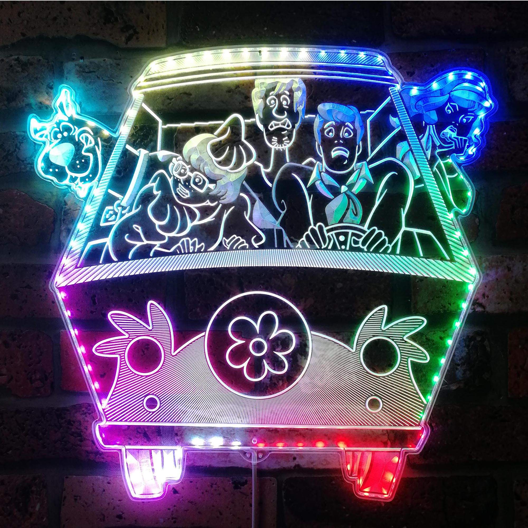 Scooby-Doo Bus RGB LED Sign | FanSignsTime