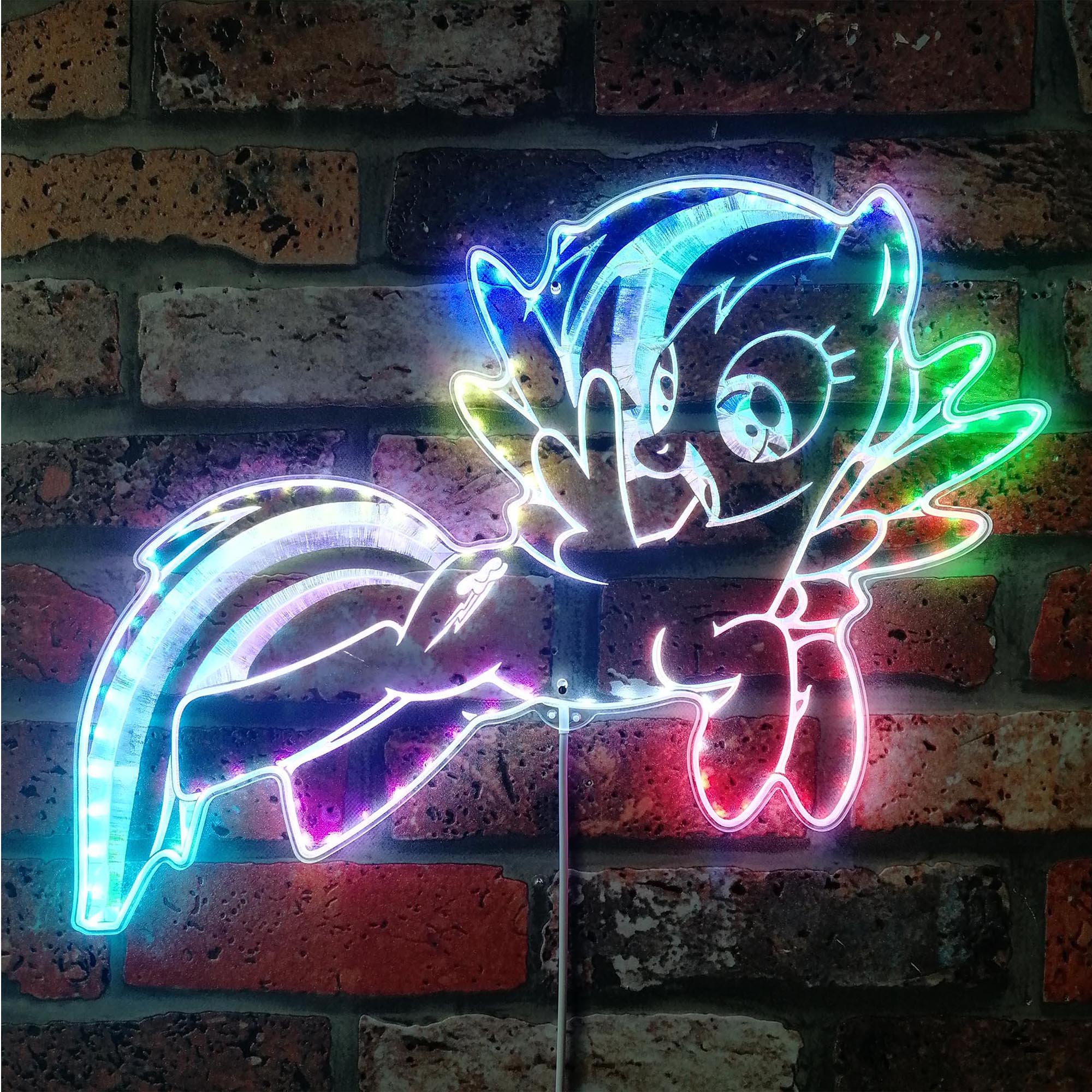 My Little Pony Rainbow Dash RGB LED Sign | FanSignsTime