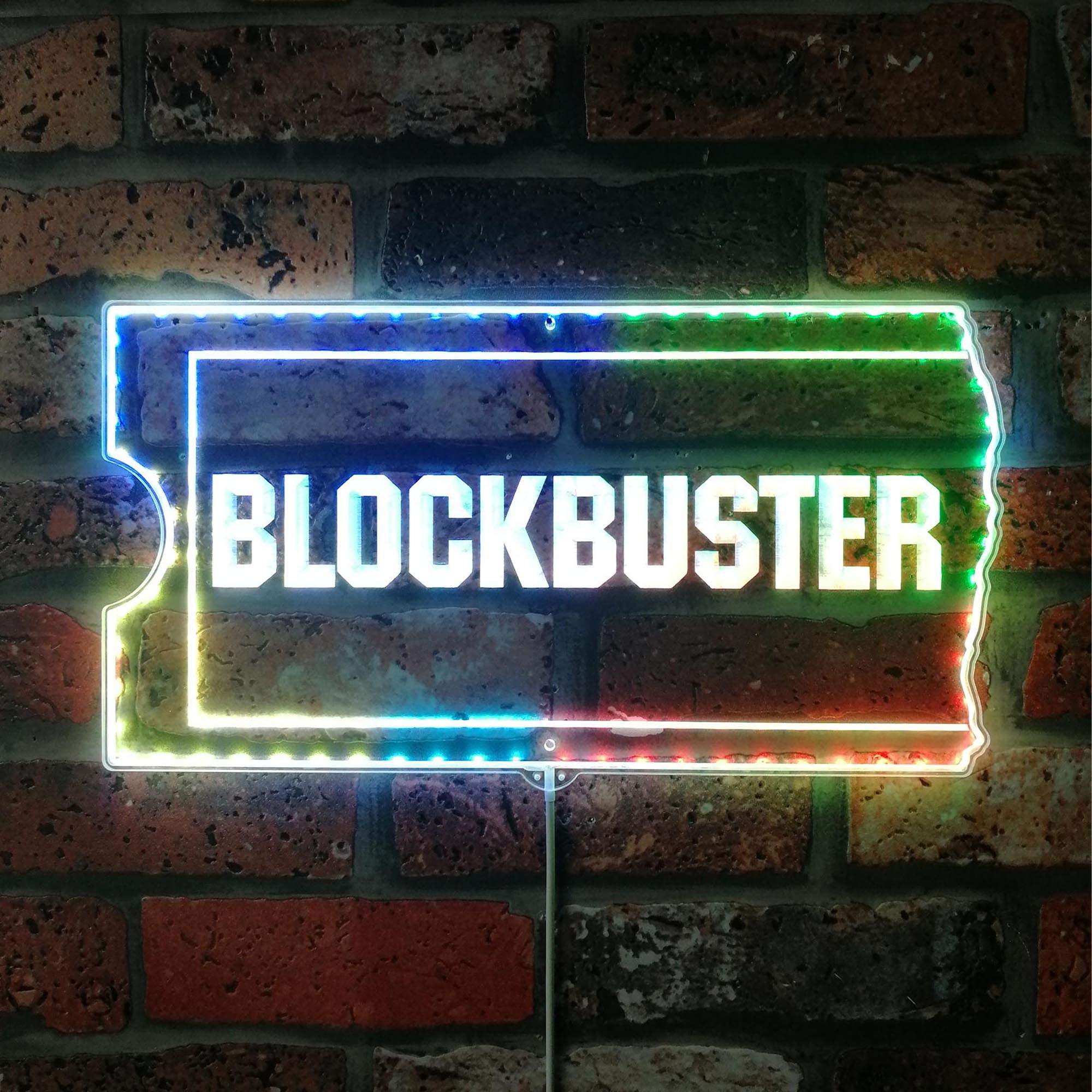 Blockbuster Logo RGB LED Sign | FanSignsTime