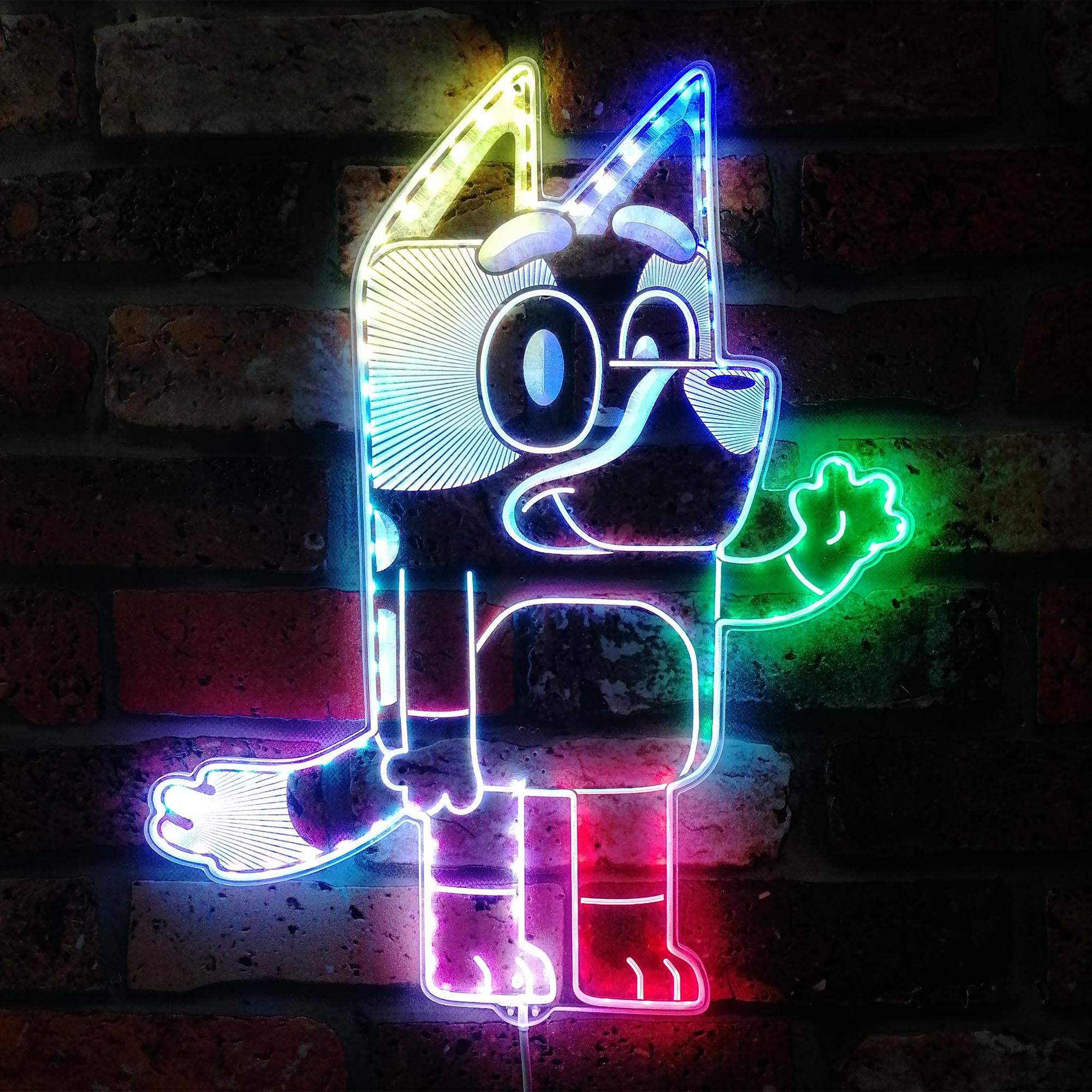 Bluey Bluey Heeler RGB LED Sign | FanSignsTime