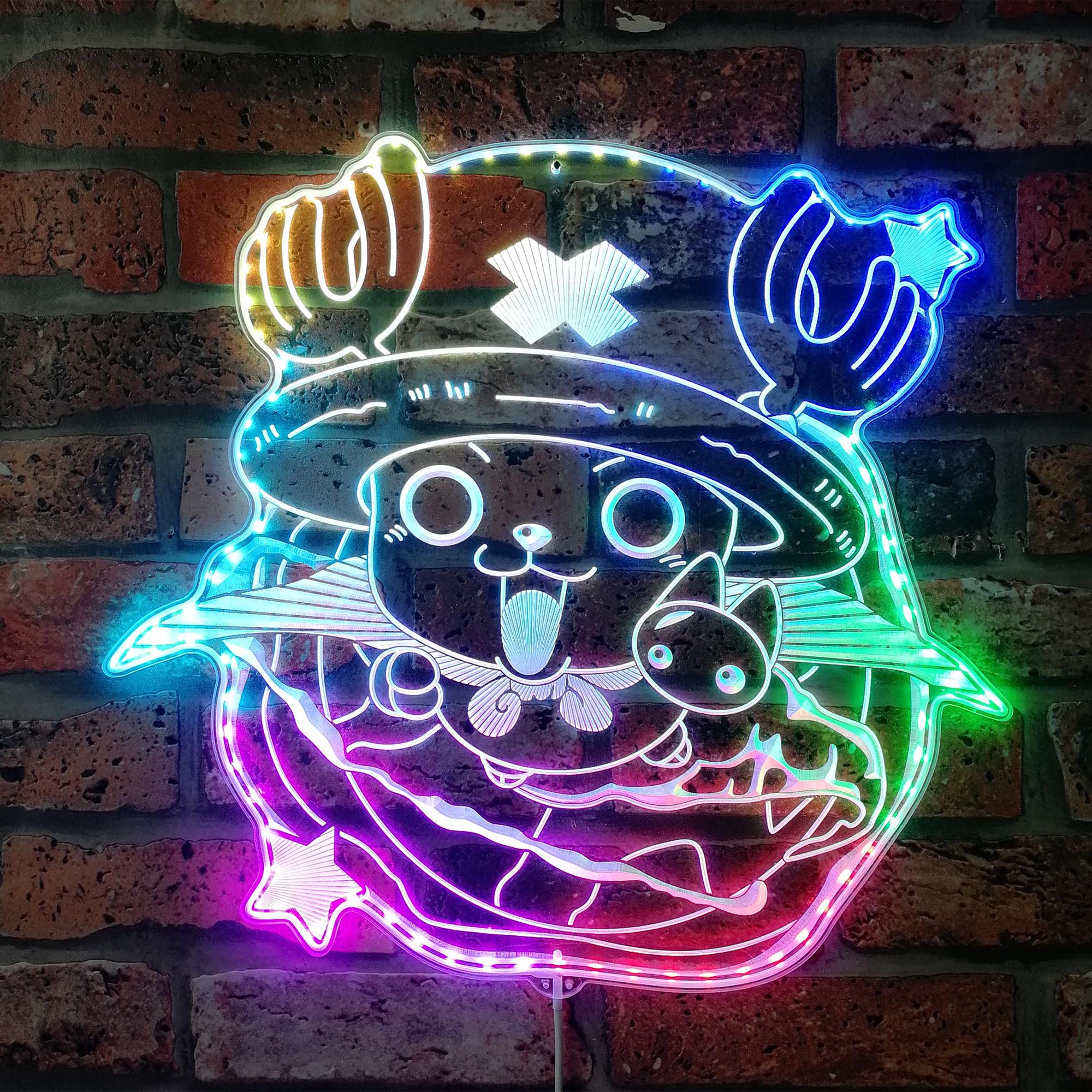 One Piece Tony Tony Chopper RGB LED Sign | FanSignsTime