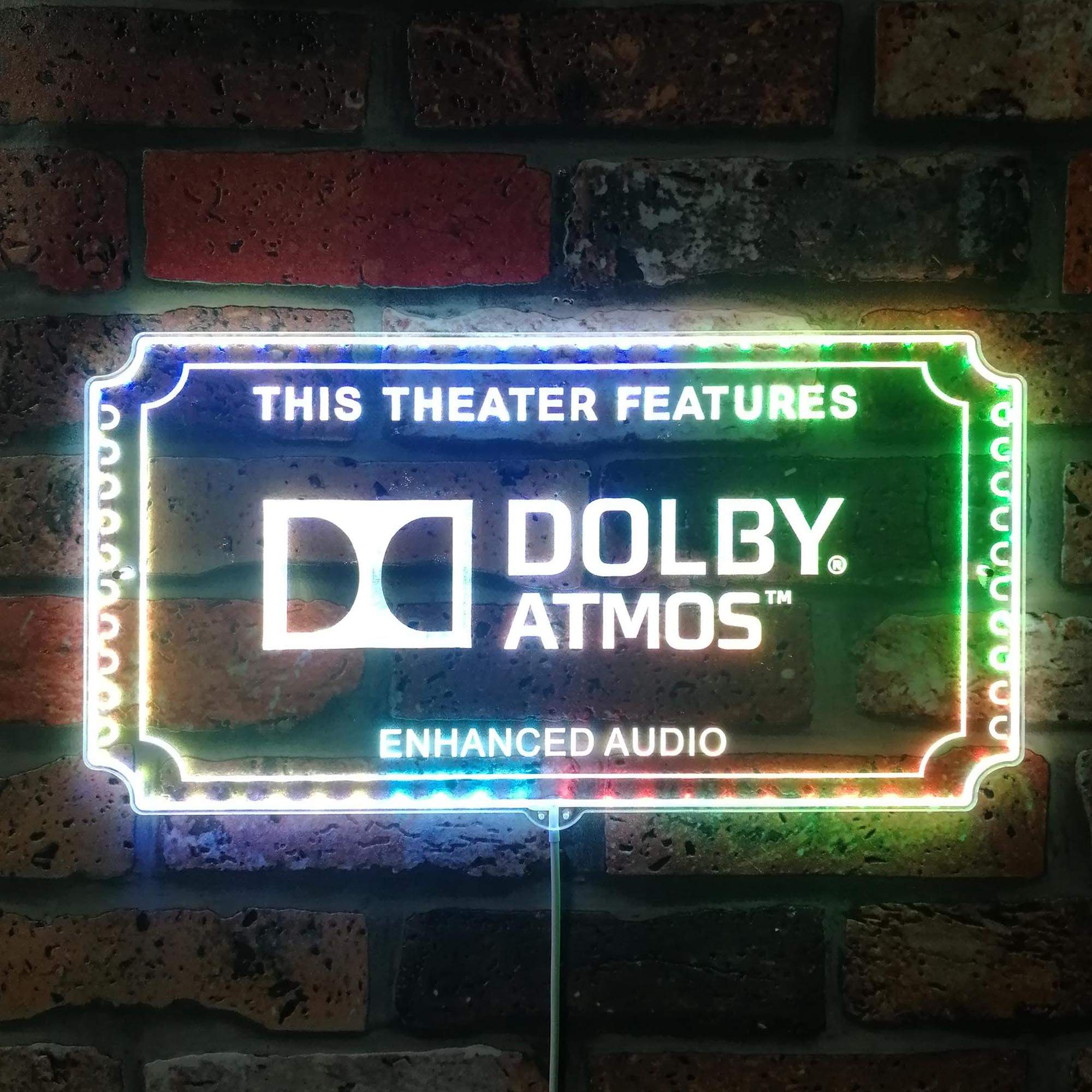 Dolby Atmos Theater Sign RGB LED Sign | FanSignsTime