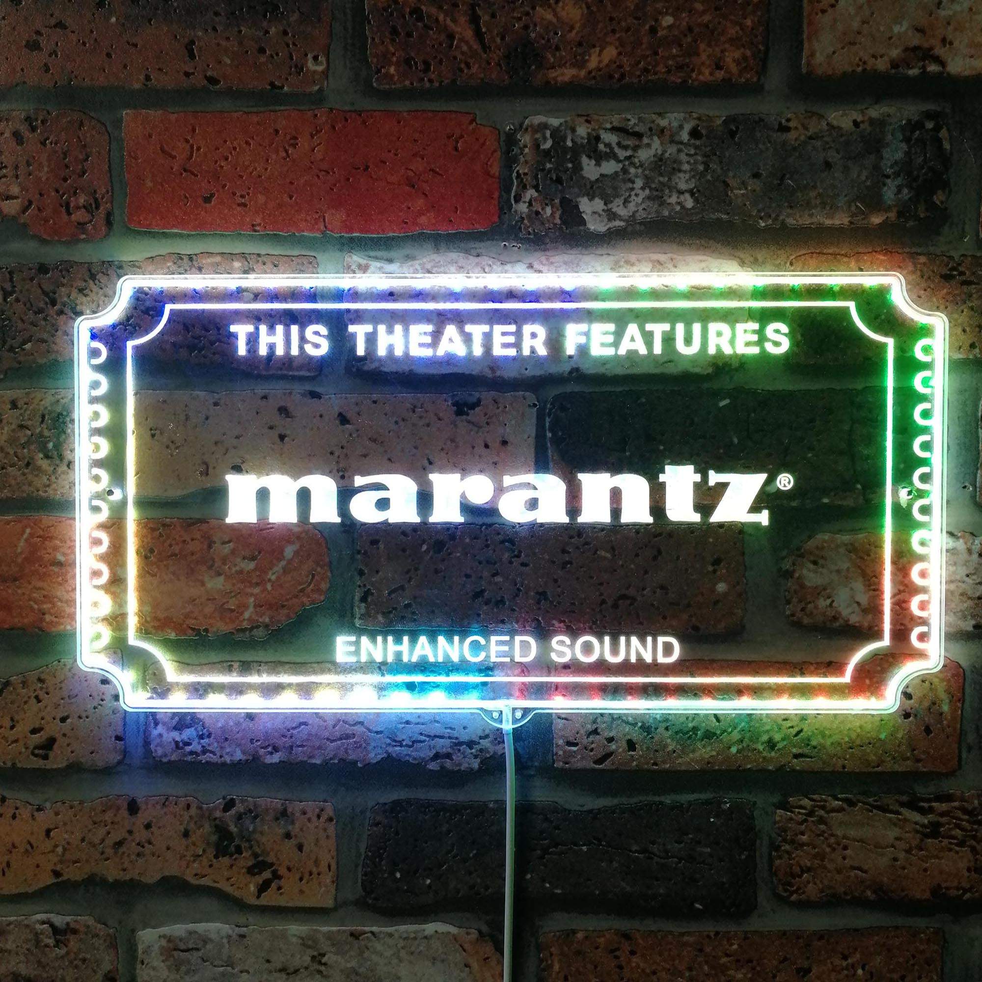 Marantz Theater Sign RGB LED Sign | FanSignsTime