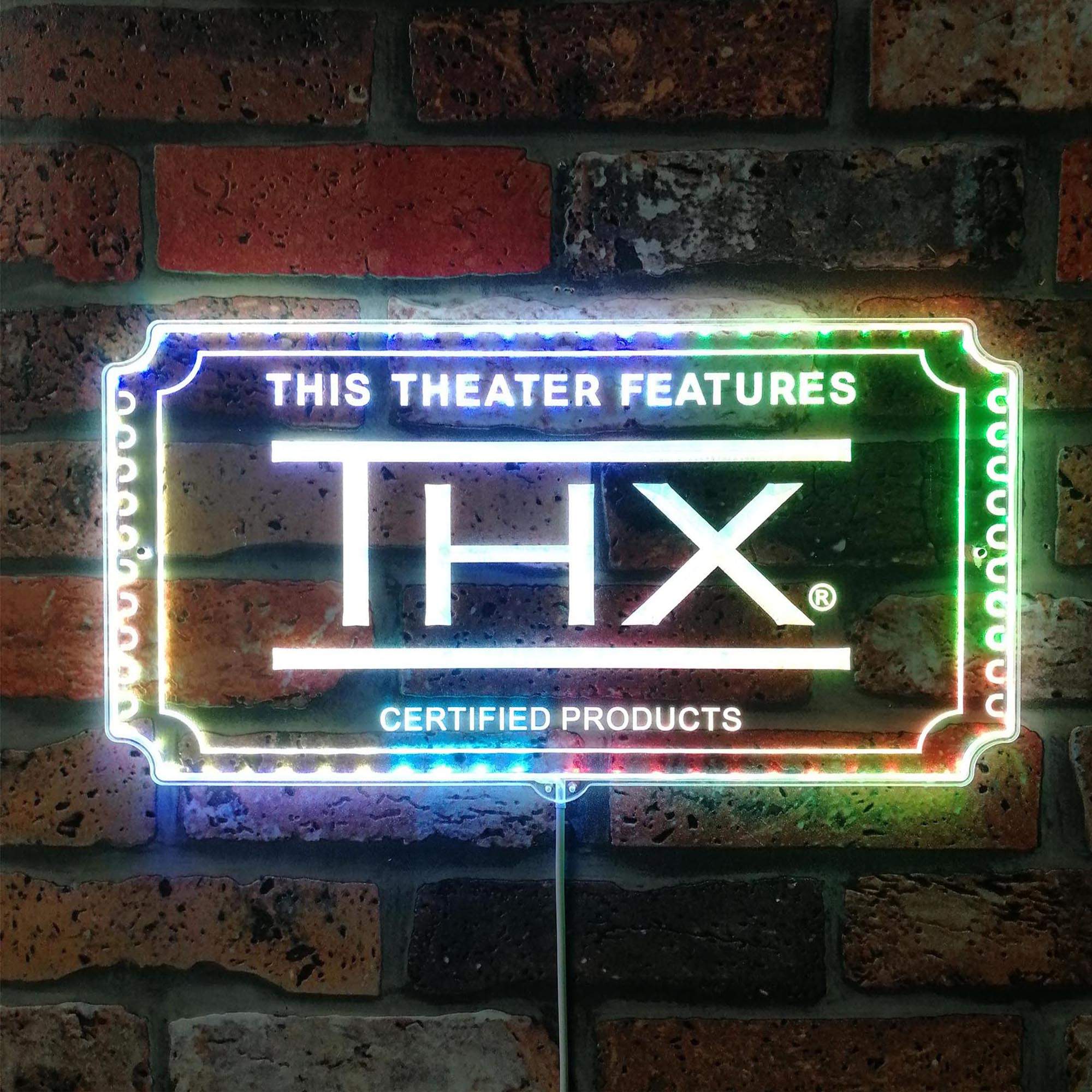 THX Theater Sign RGB LED Sign | FanSignsTime