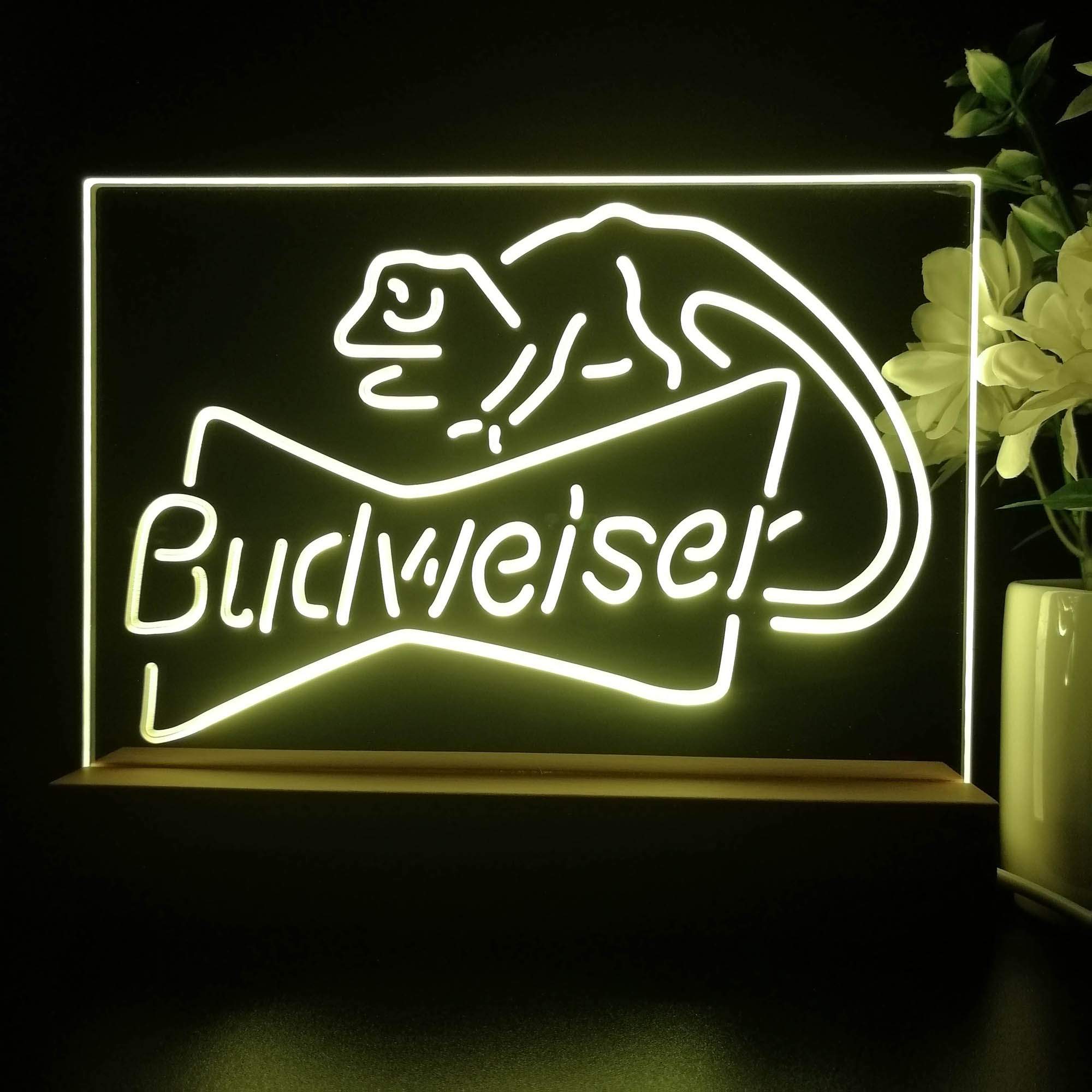 Budweiser Lizard LED Desk Light | FanSignsTime