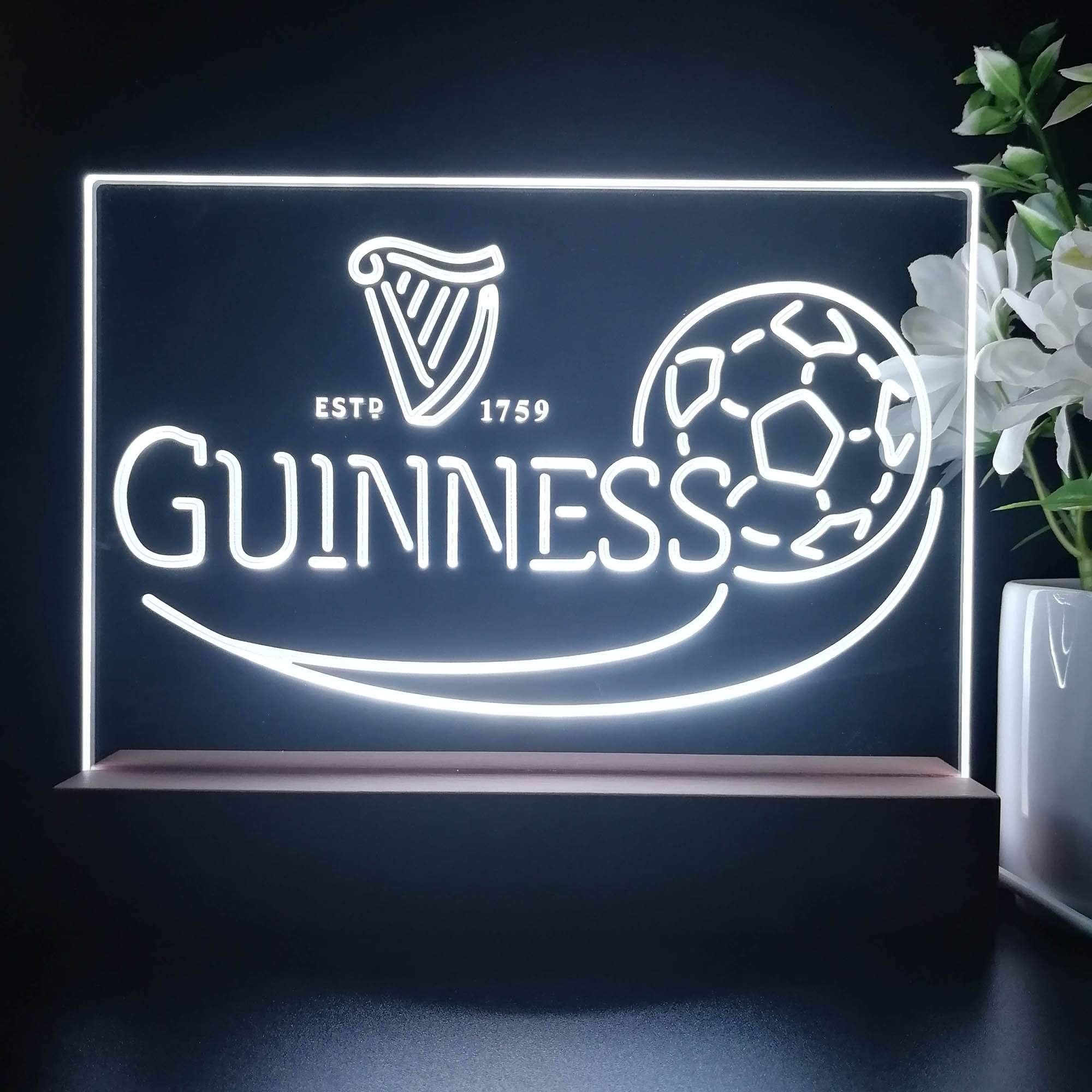 Guinness Soccer LED Desk Light | FanSignsTime