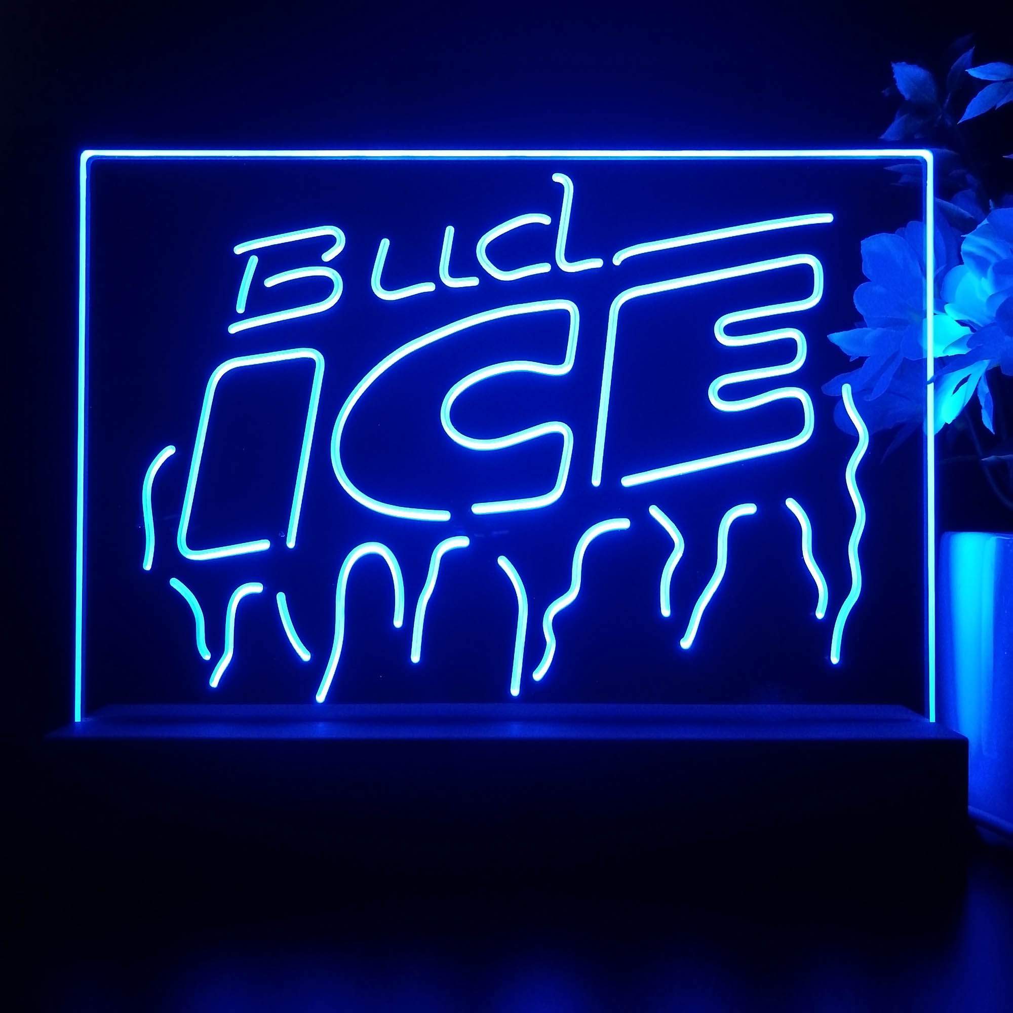 Bud Ice Frozen LED Desk Light | FanSignsTime