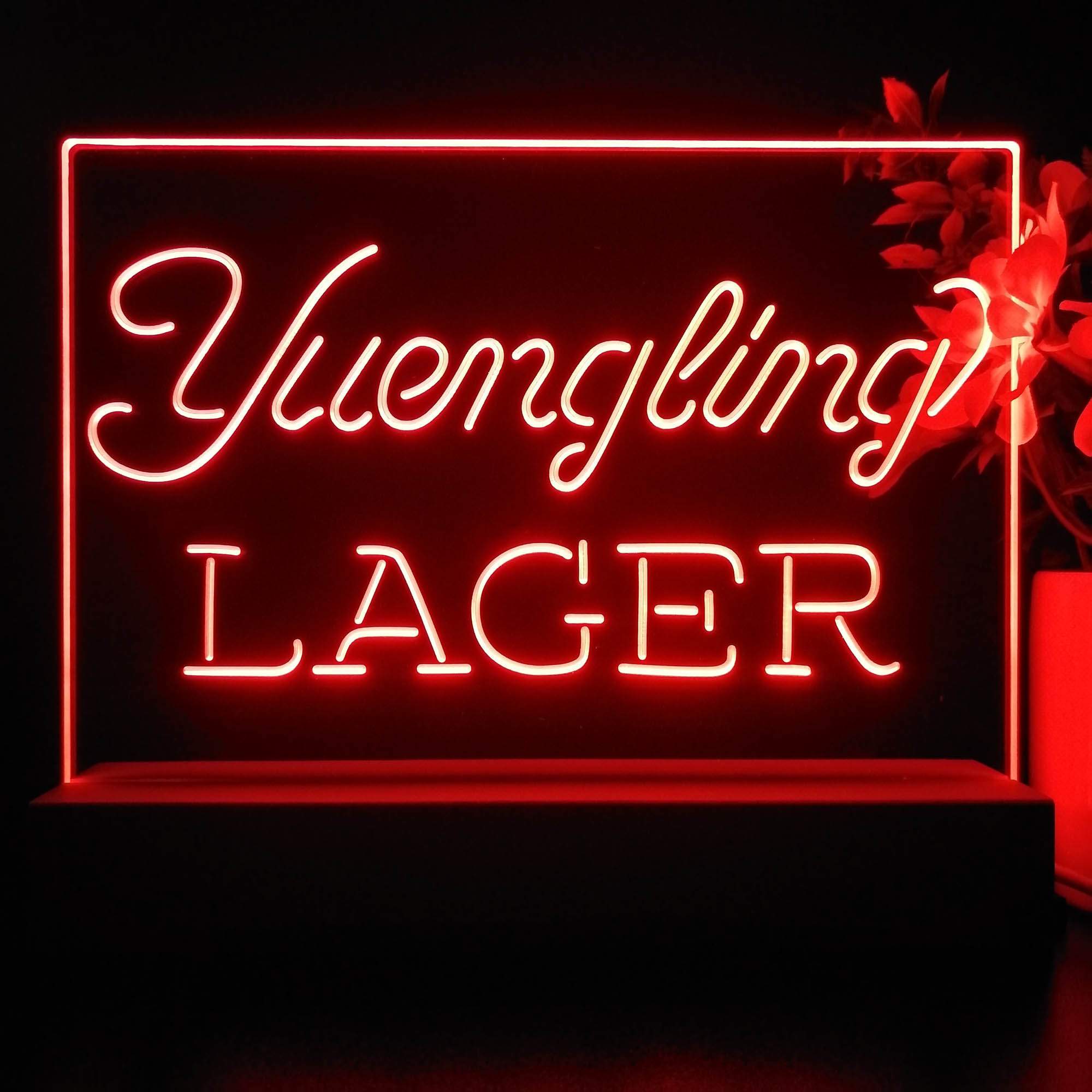 Yuengling Lager Banner LED Desk Light | FanSignsTime