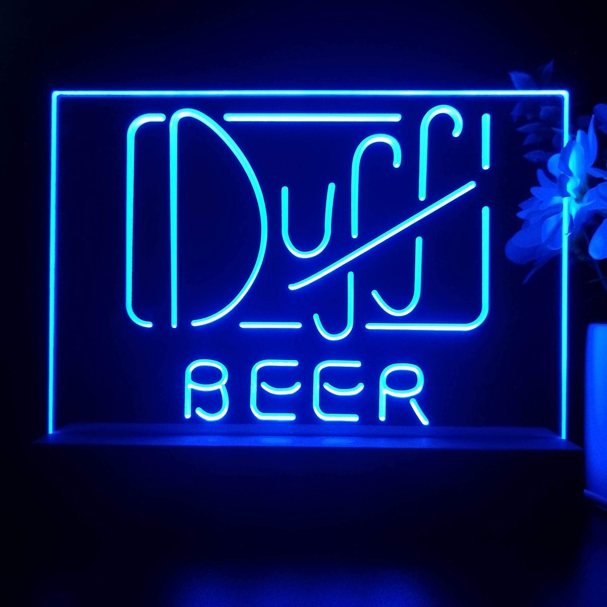 Duff Logo 1 LED Desk Light | FanSignsTime