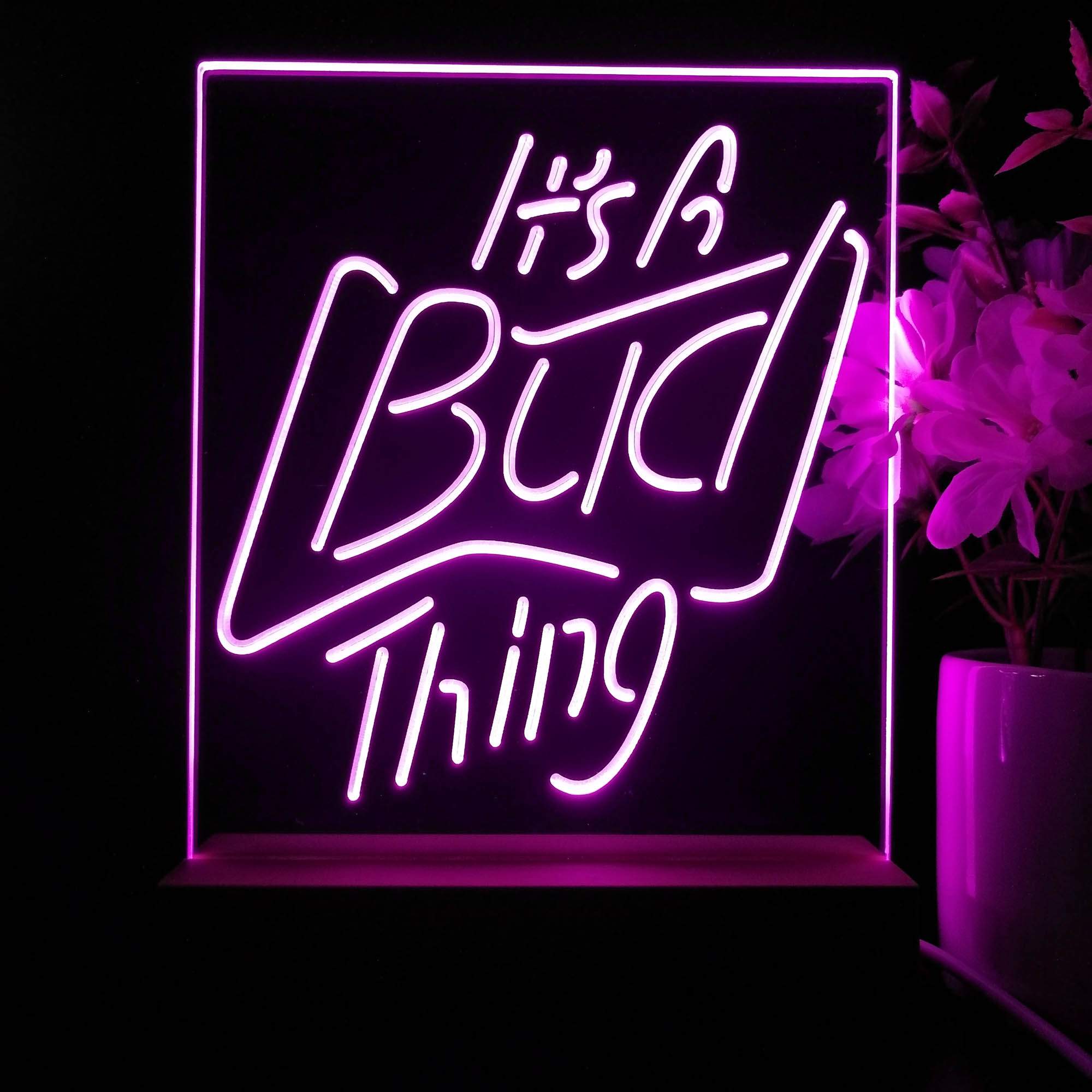 Budweiser It's A Bud Thing LED Desk Light | FanSignsTime