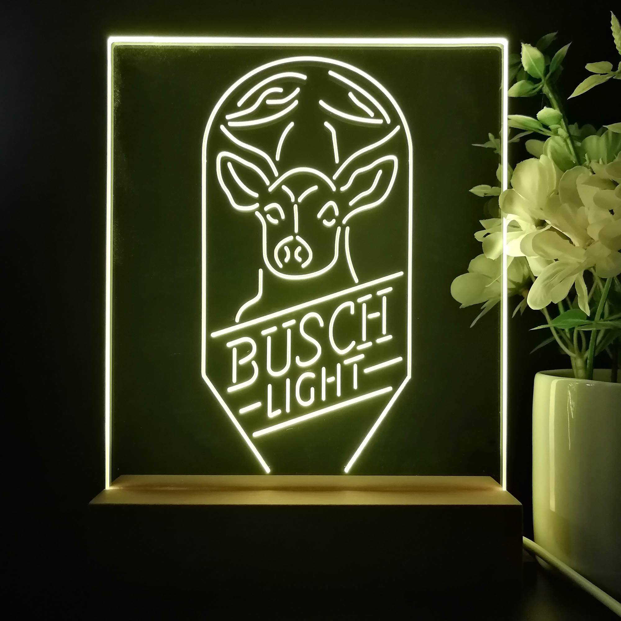 Busch Light Deer 2 LED Desk Light | FanSignsTime