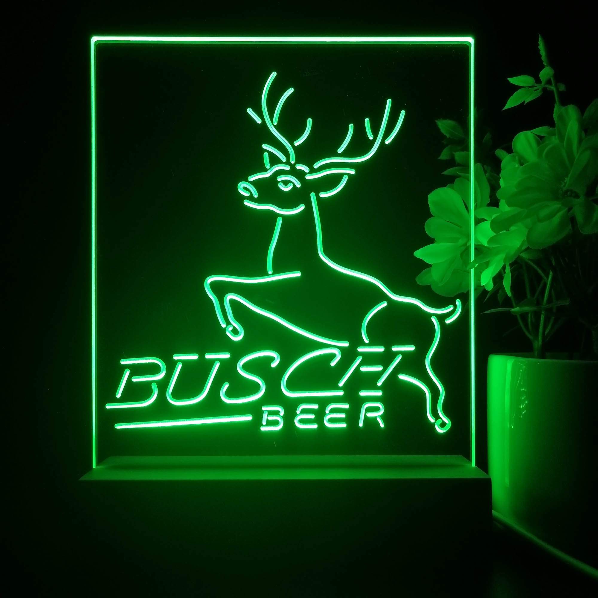 Busch Leaping Deer LED Desk Light | FanSignsTime