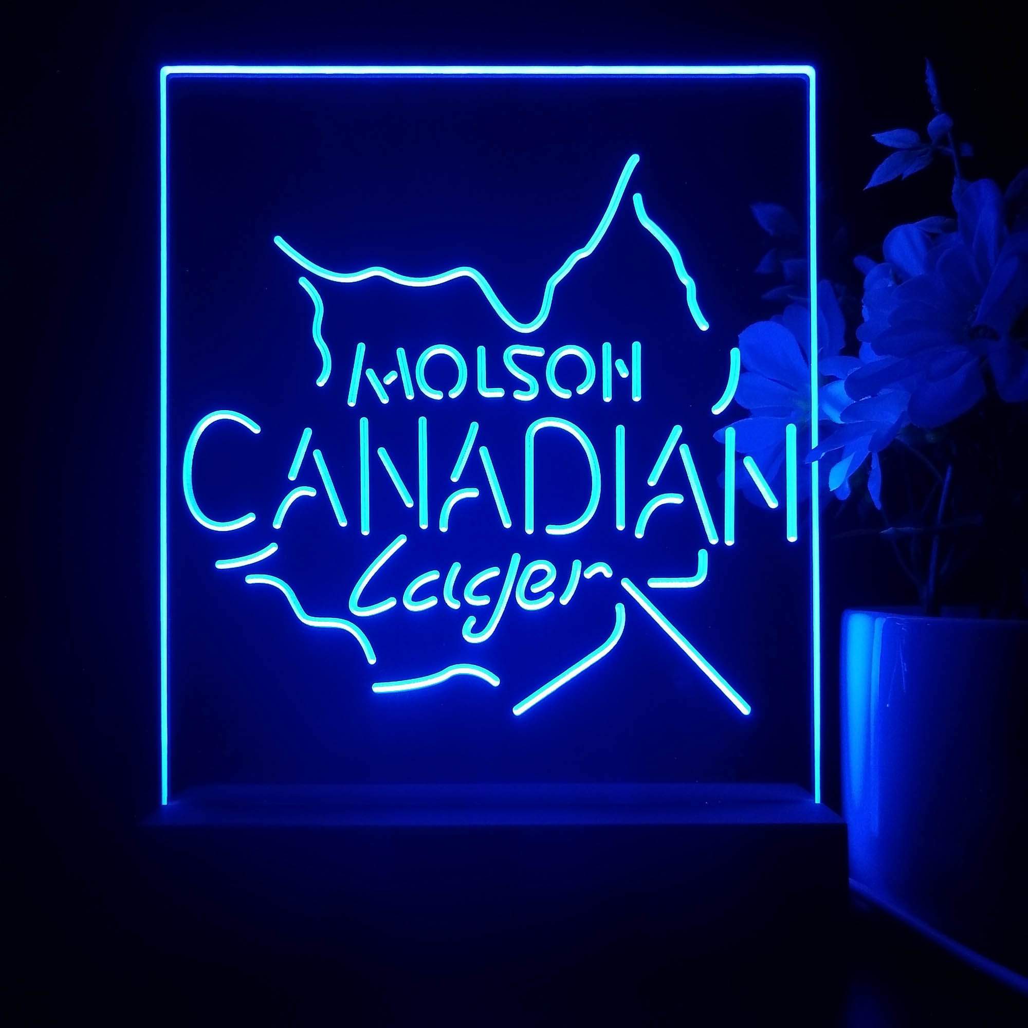 Molson Canadian Lager LED Desk Light | FanSignsTime