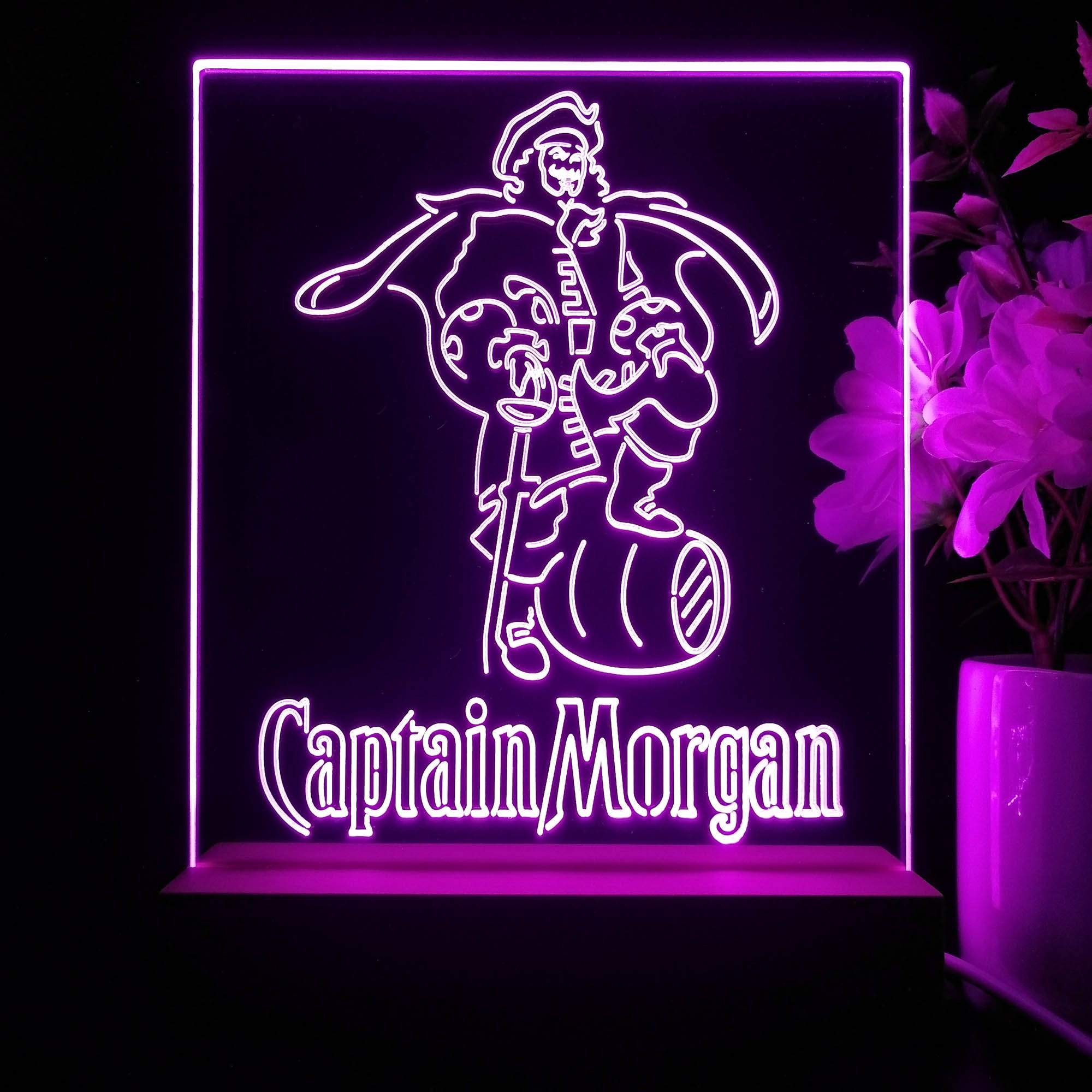 Captain Morgan Standing LED Desk Light | FanSignsTime