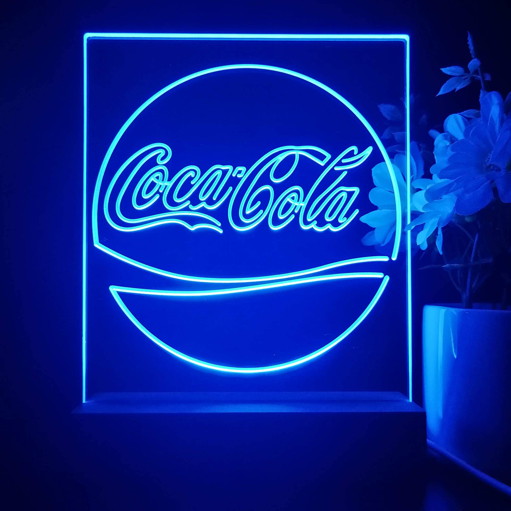 Coca-Cola Logo 2 LED Desk Light | FanSignsTime