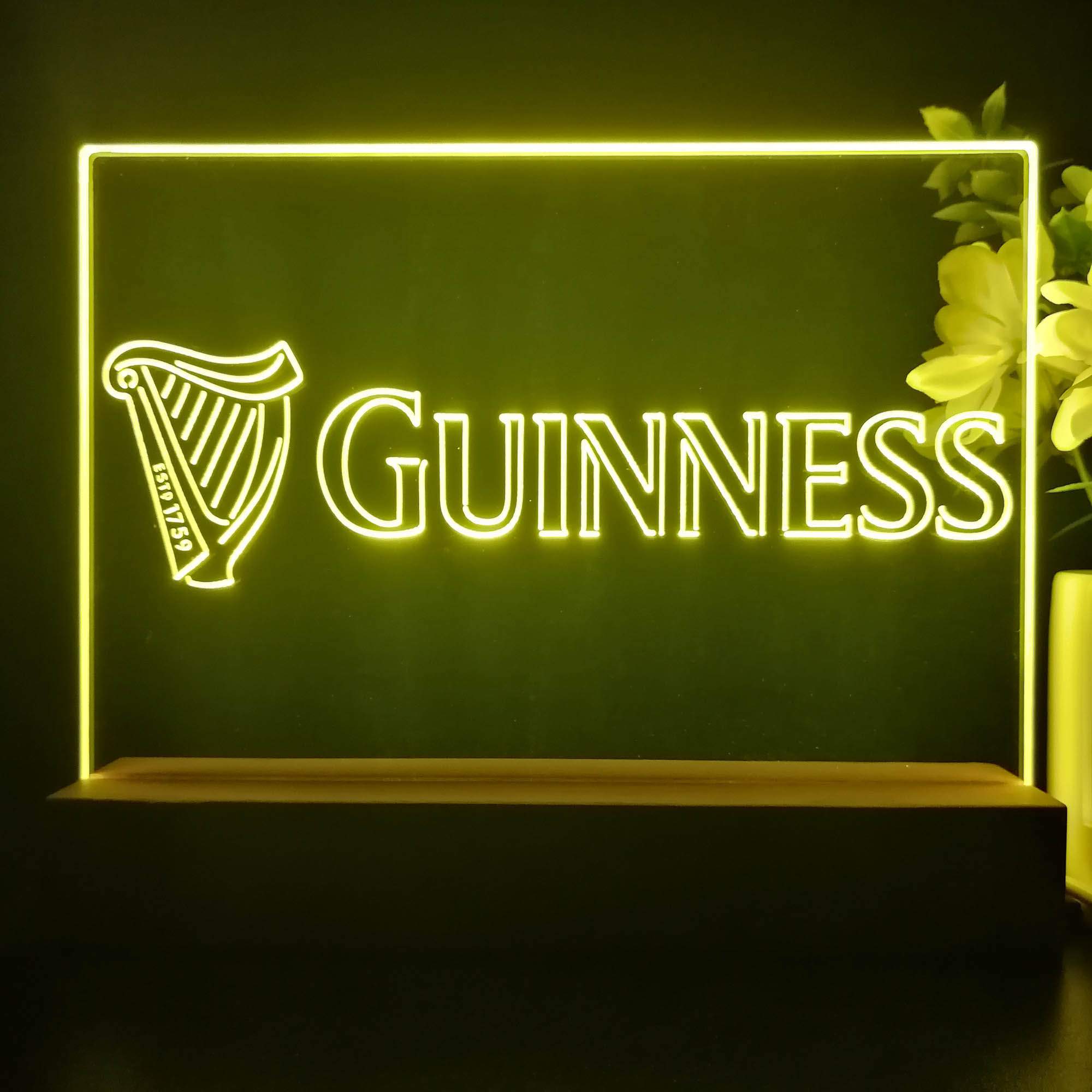 Guinness Logo LED Desk Light | FanSignsTime