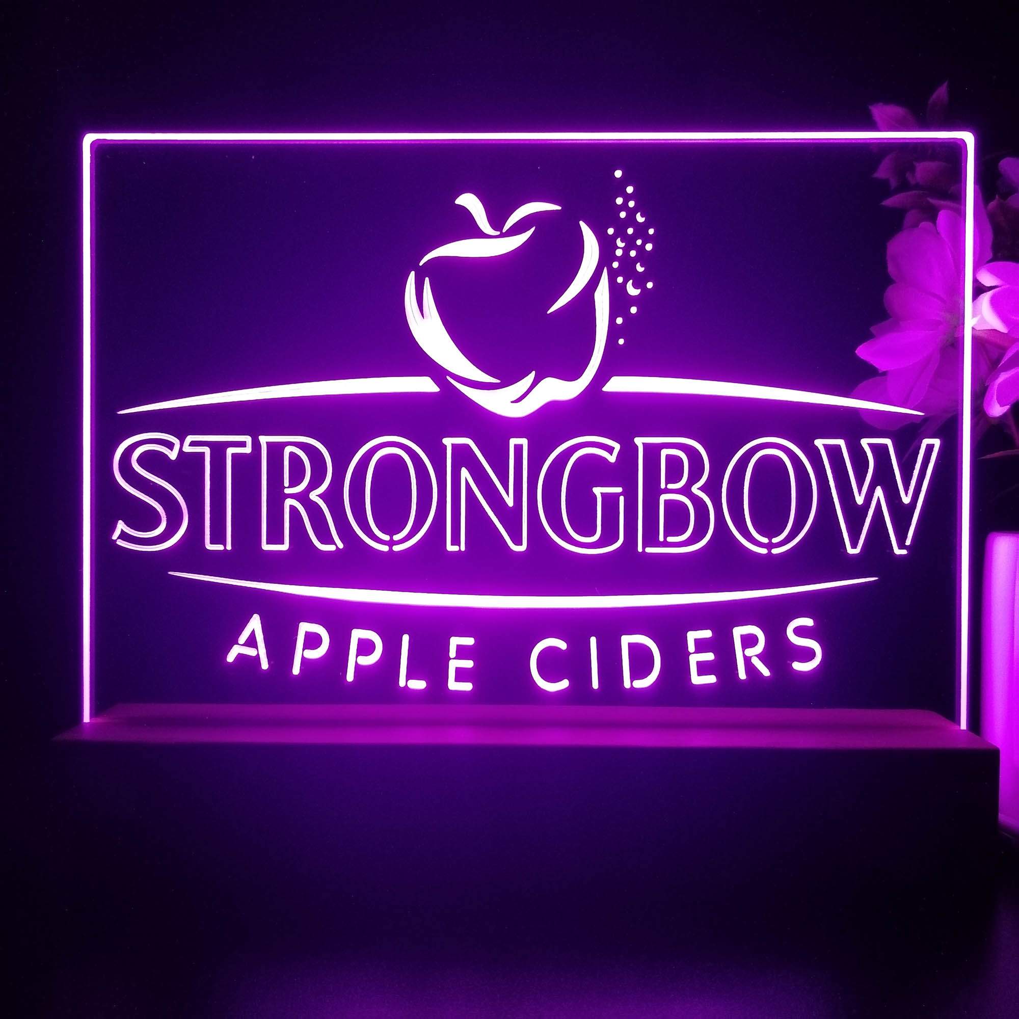 Strongbow Apple Logo LED Desk Light | FanSignsTime