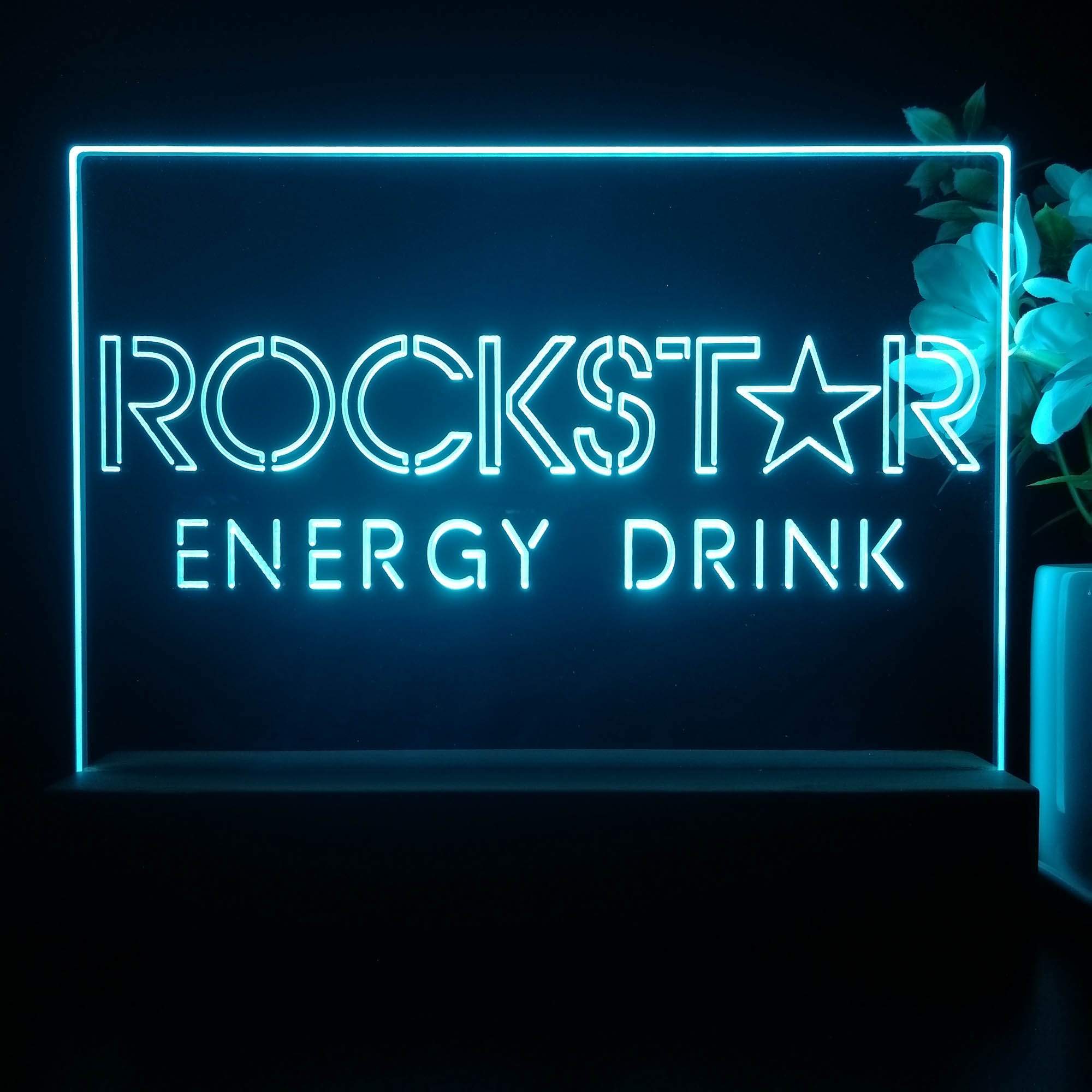 Rockstar Energy Drink LED Desk Light | FanSignsTime