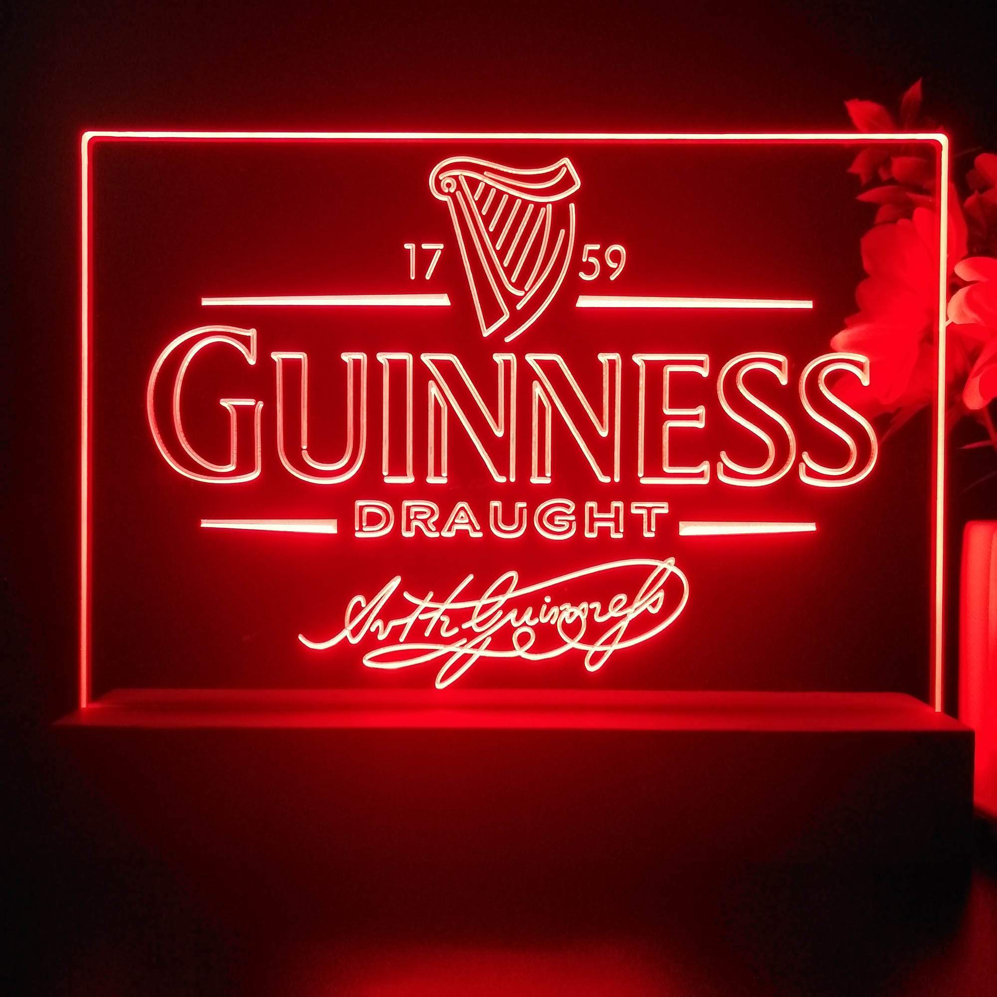 Guinness Draught Arthur Guinness LED Desk Light | FanSignsTime