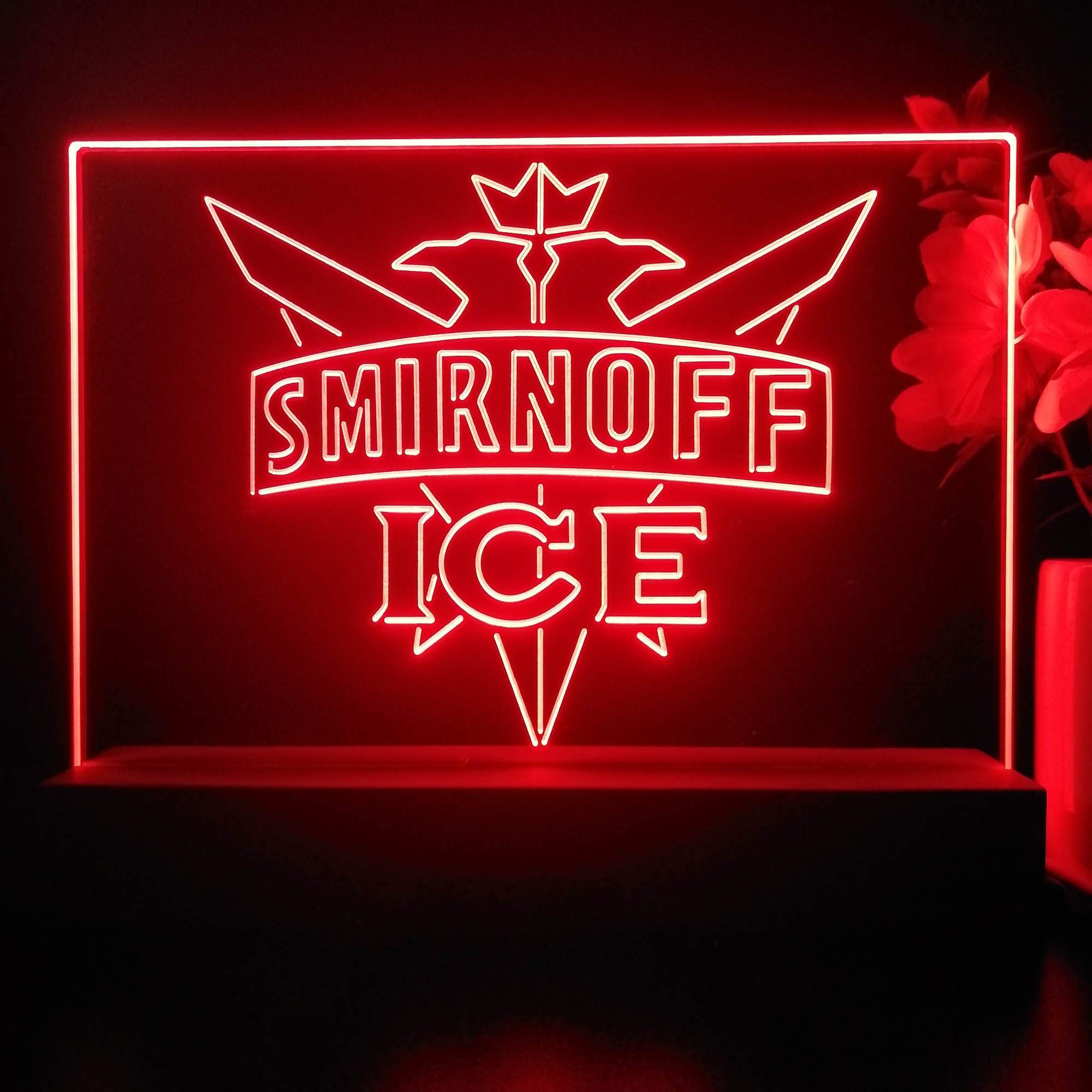 Smirnoff Ice Logo 2 LED Desk Light | FanSignsTime